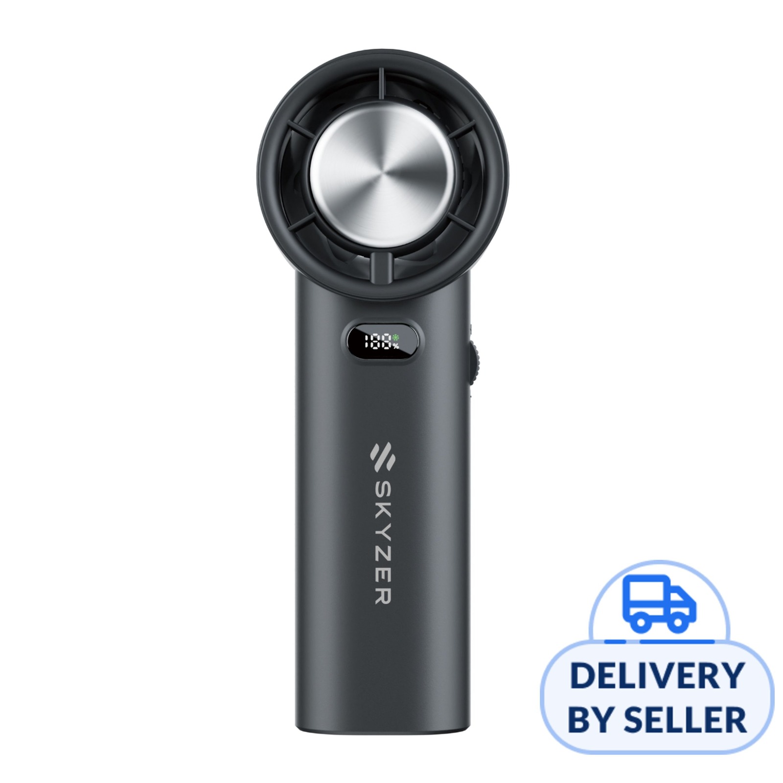 Skyzer 6400MAH Portable Fan - Space Grey | NTUC FairPrice