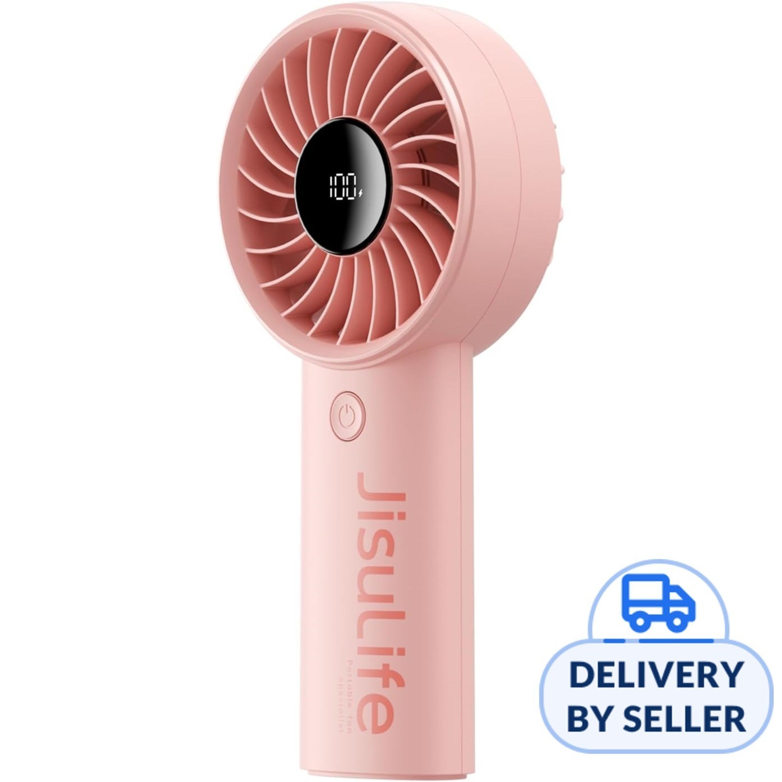 JisuLife Handheld Fan Life4 - Pink (5000mAh) | NTUC FairPrice