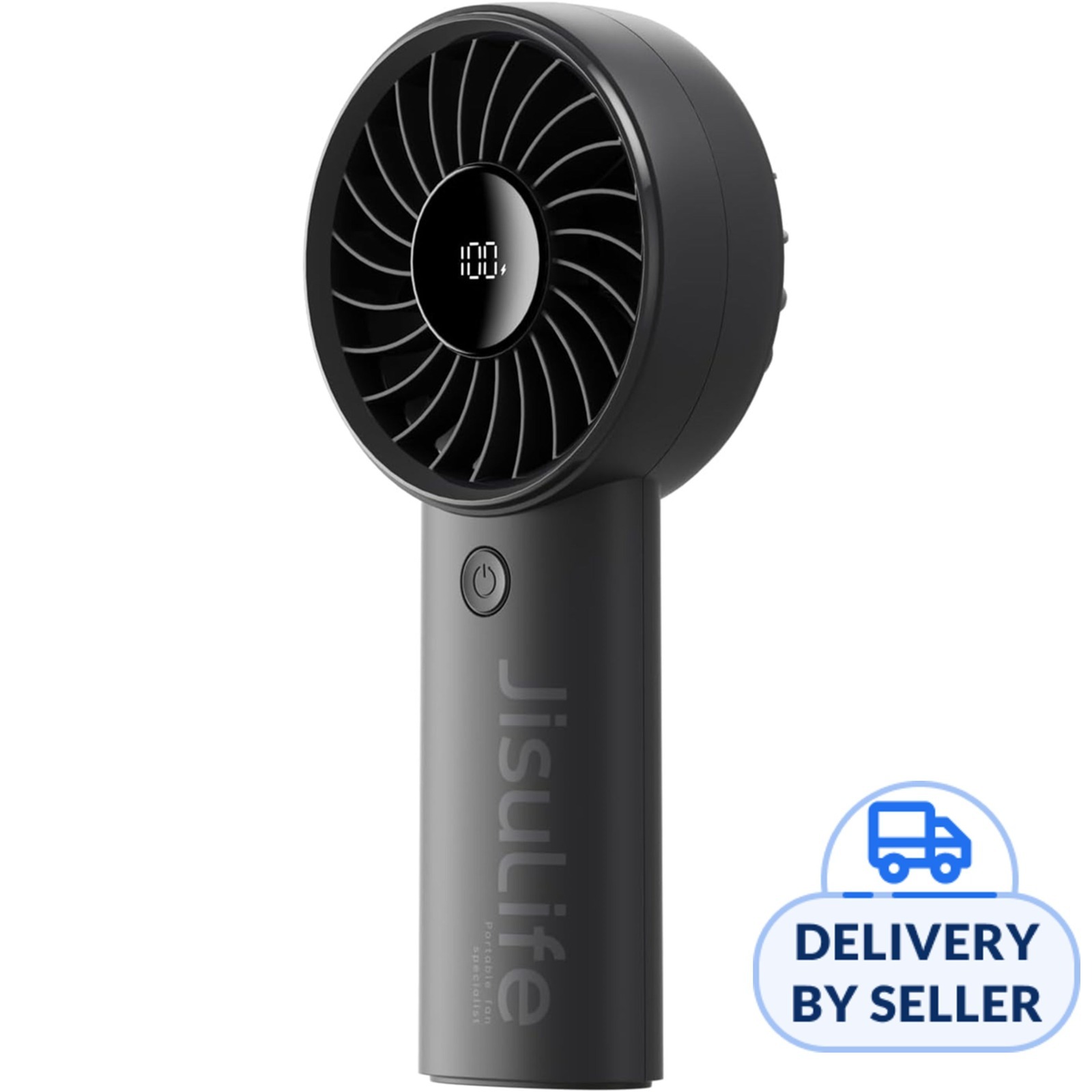 JisuLife Handheld Fan Life4 - Black (5000mAh) | NTUC FairPrice