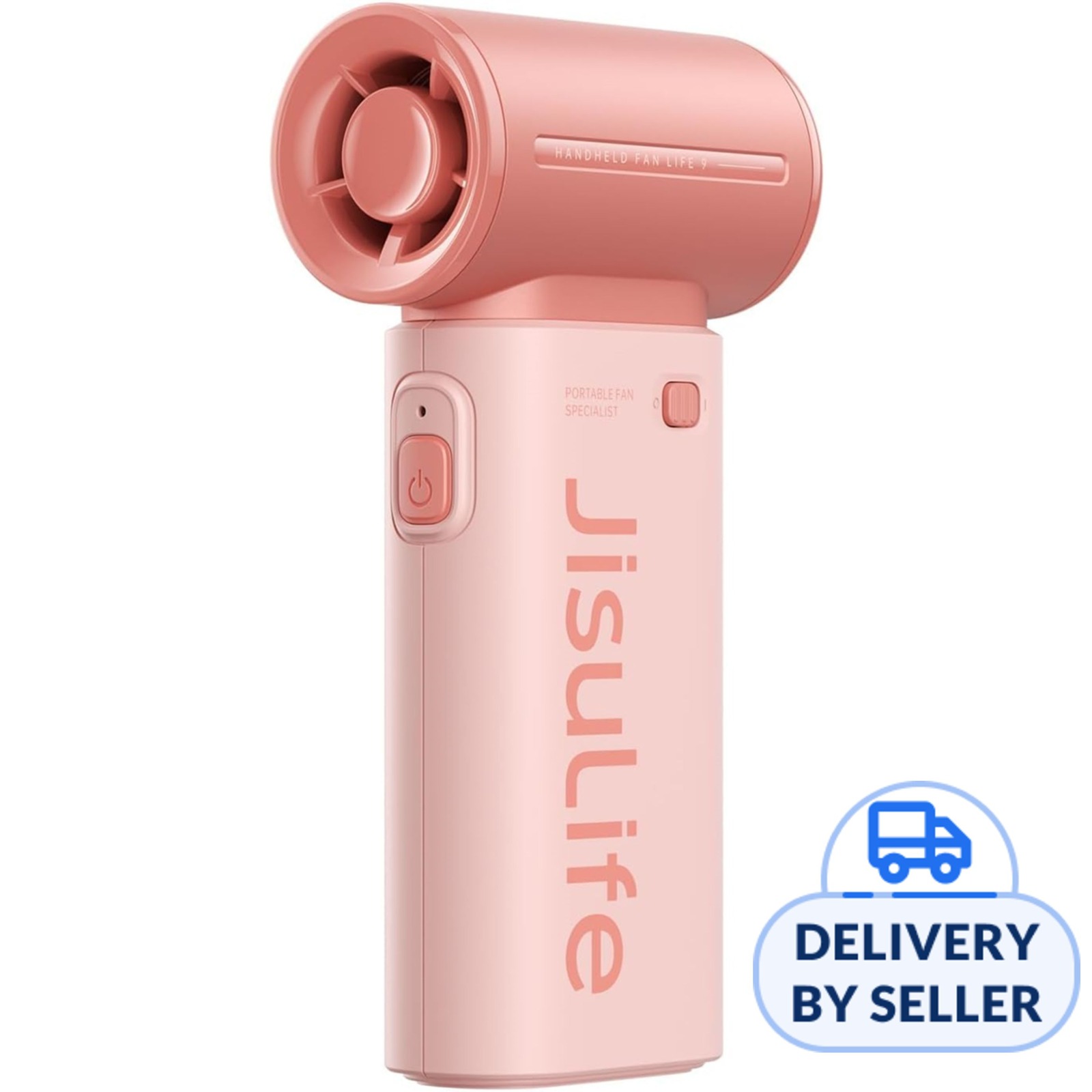 JisuLife Handheld Fan Life9 - Pink (3600mAh) | NTUC FairPrice