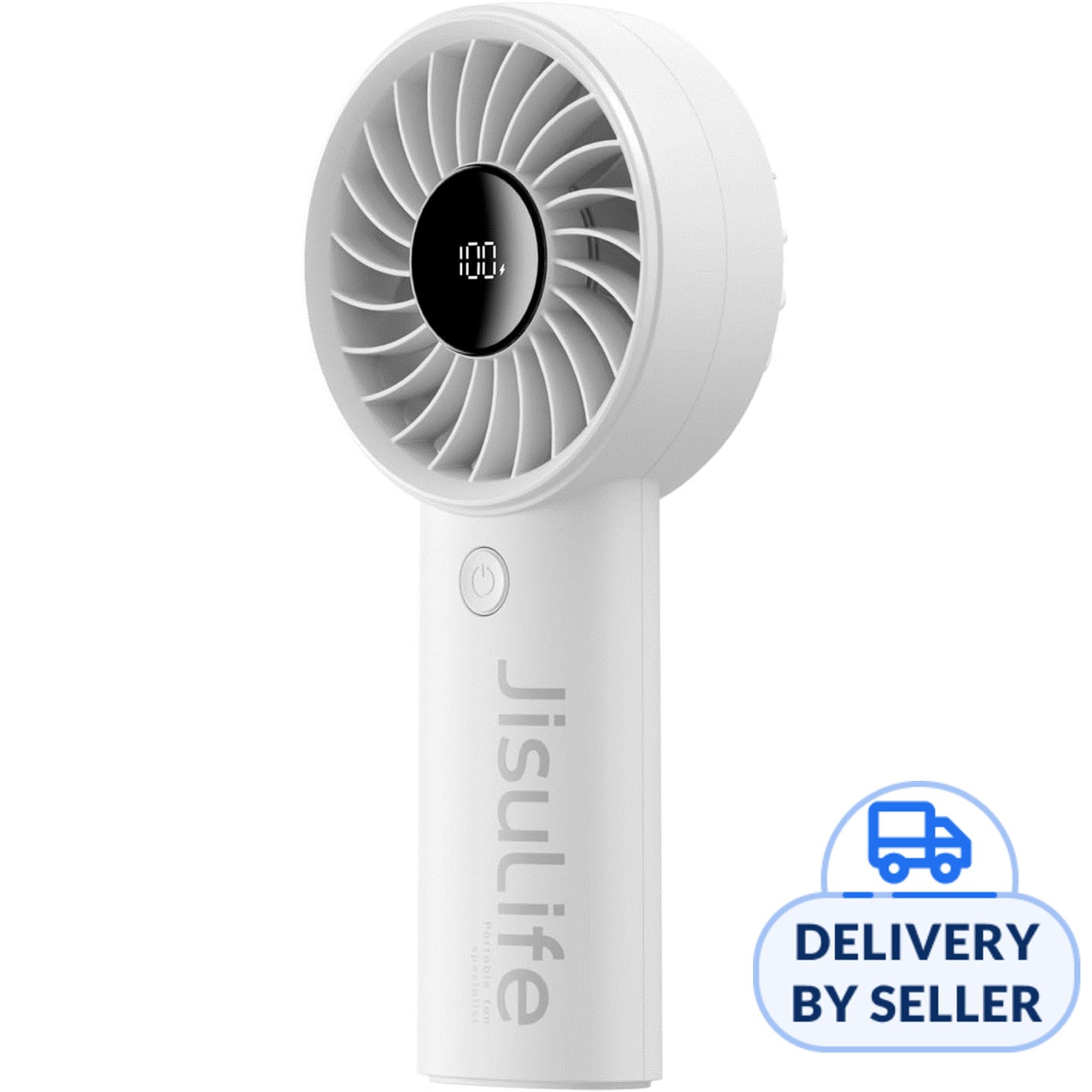 JisuLife Handheld Fan Life4 - Light Grey (3600mAh) | NTUC FairPrice