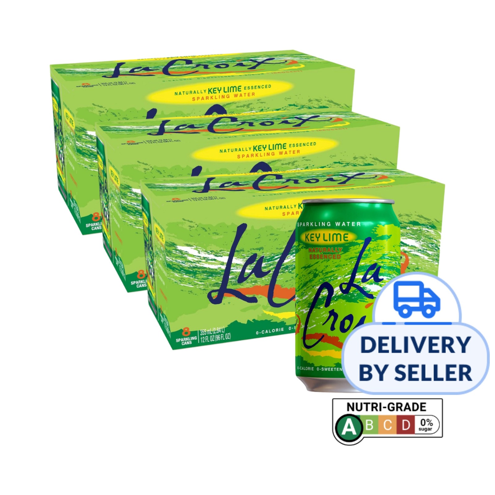 LaCroix Naturally Essenced Sparkling Water - Key Lime | NTUC FairPrice