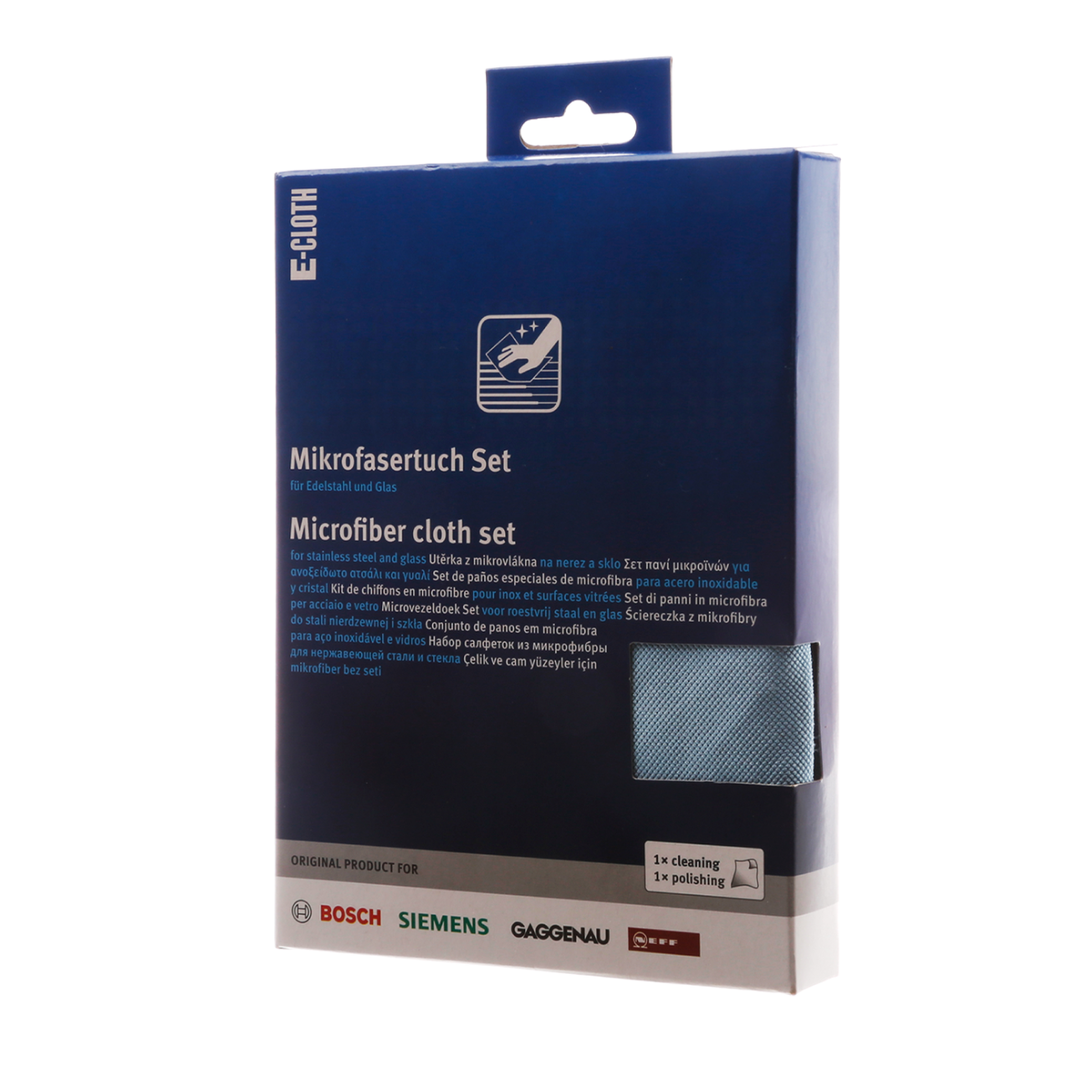 Microfiber E-Cloth Set for Stainless Steel and Glass | NTUC FairPrice