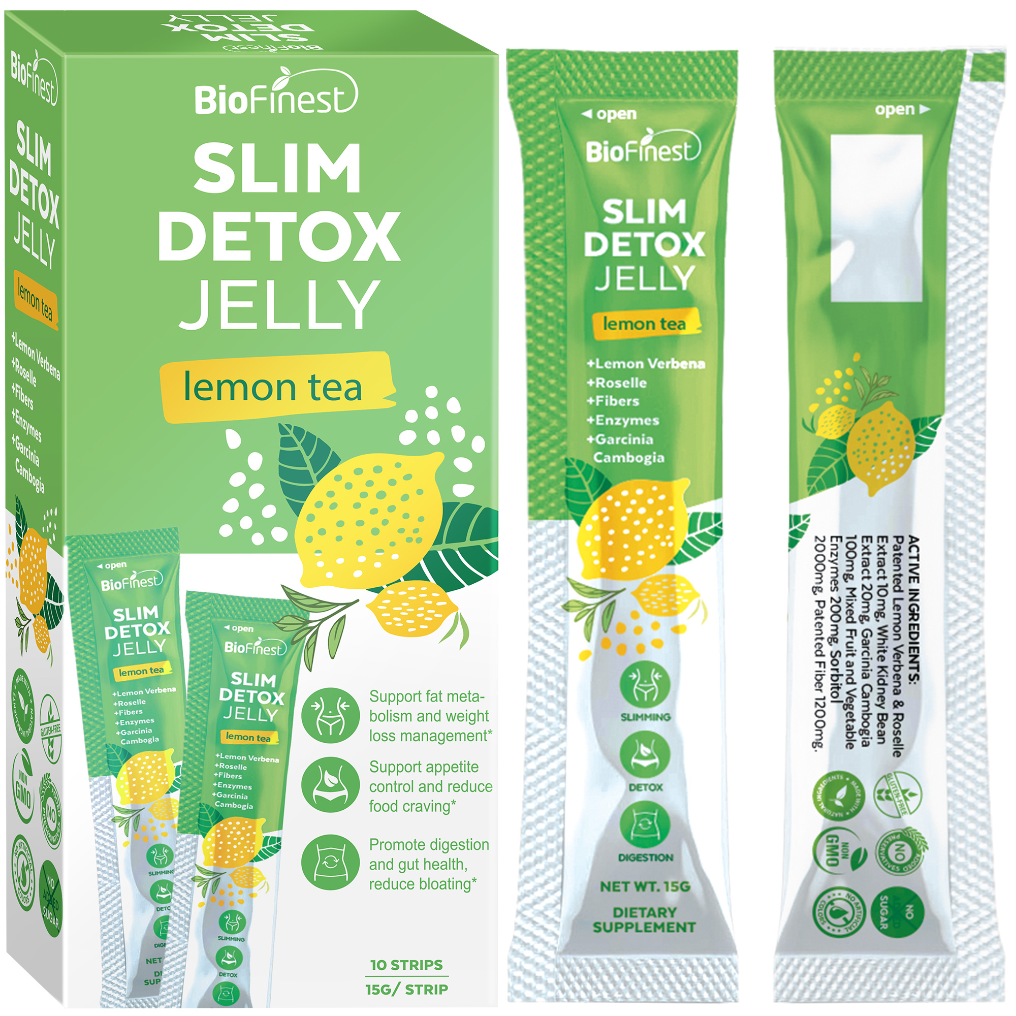 Slim Detox Jelly Supplement Garcinia Enzyme Fat Weight Loss | NTUC ...