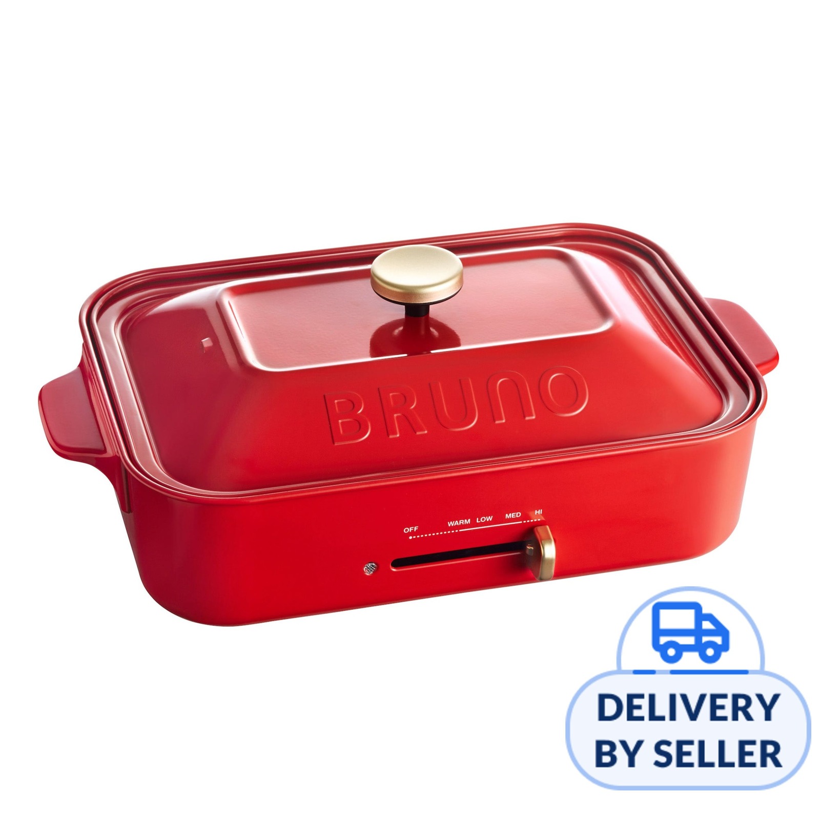 BRUNO Compact Hotplate - Red | NTUC FairPrice