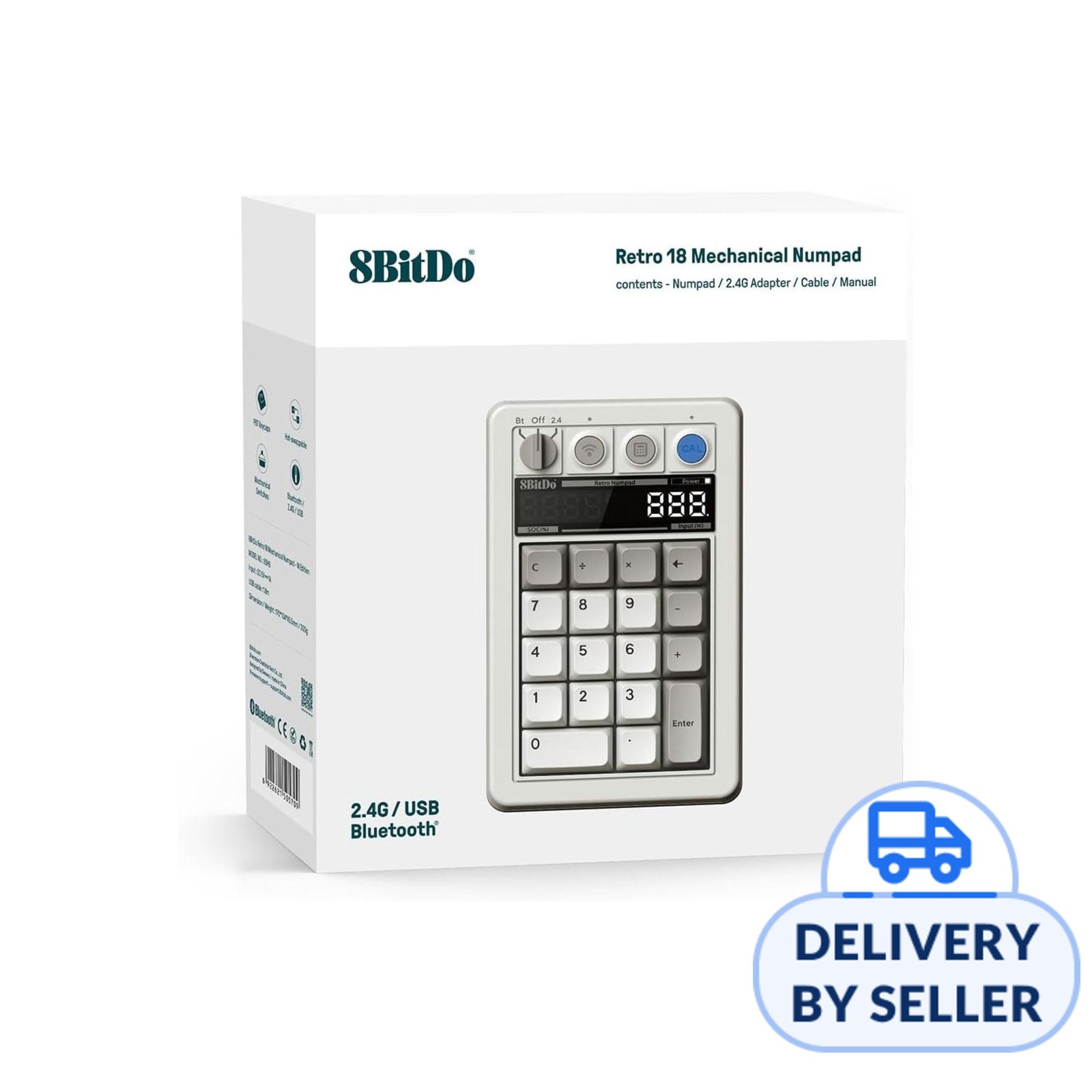 8BitDo Retro 18 Mechanical Numpad - M Edition | NTUC FairPrice