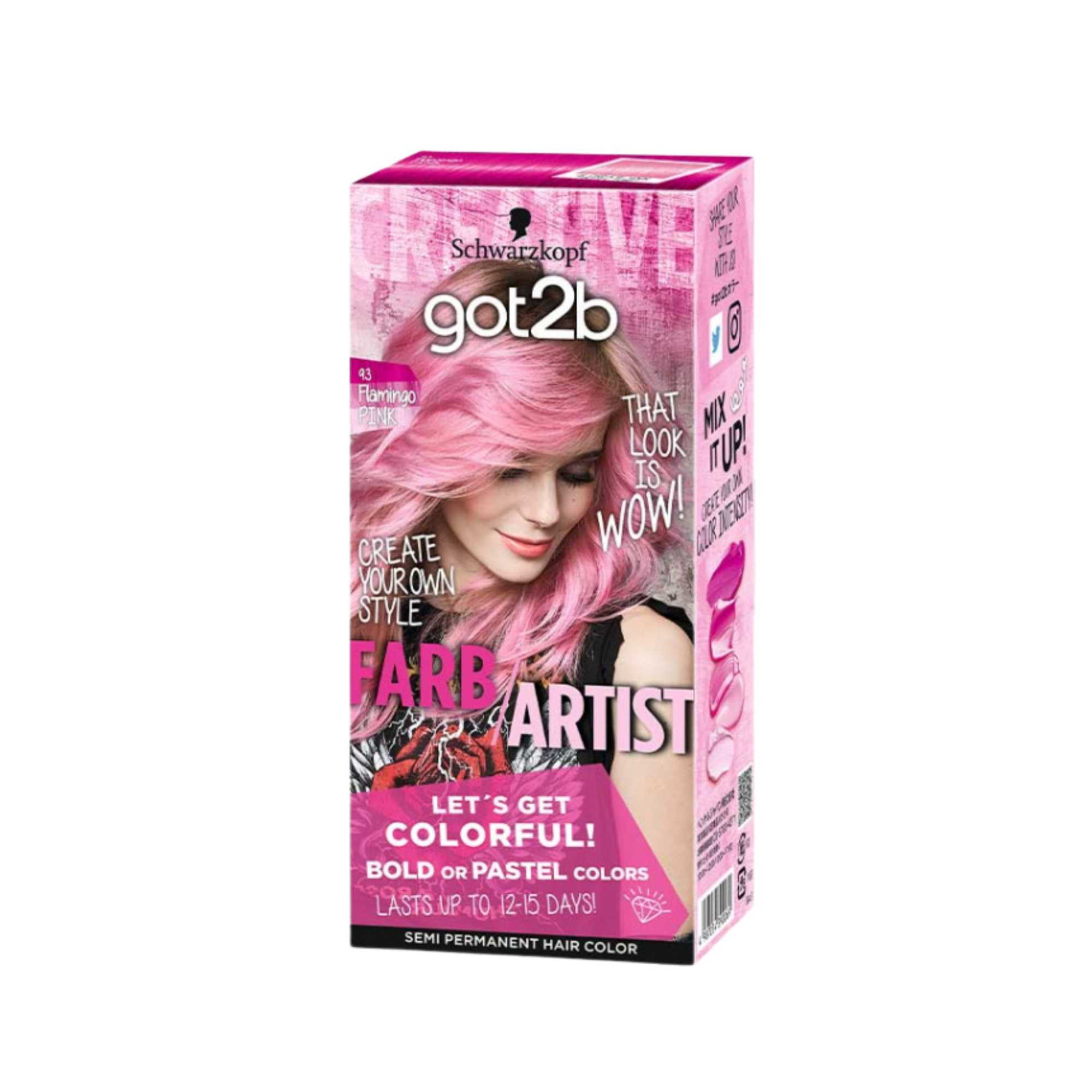 got2b Hair Color Cream Flamingo Pink | NTUC FairPrice