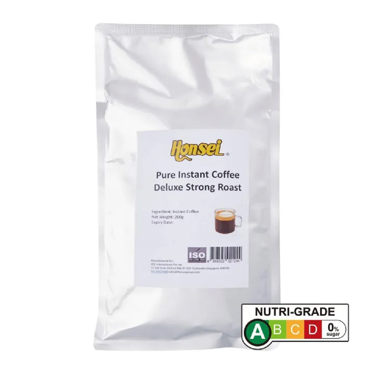 Honsei Pure Instant Coffee Deluxe Strong Roast | NTUC FairPrice
