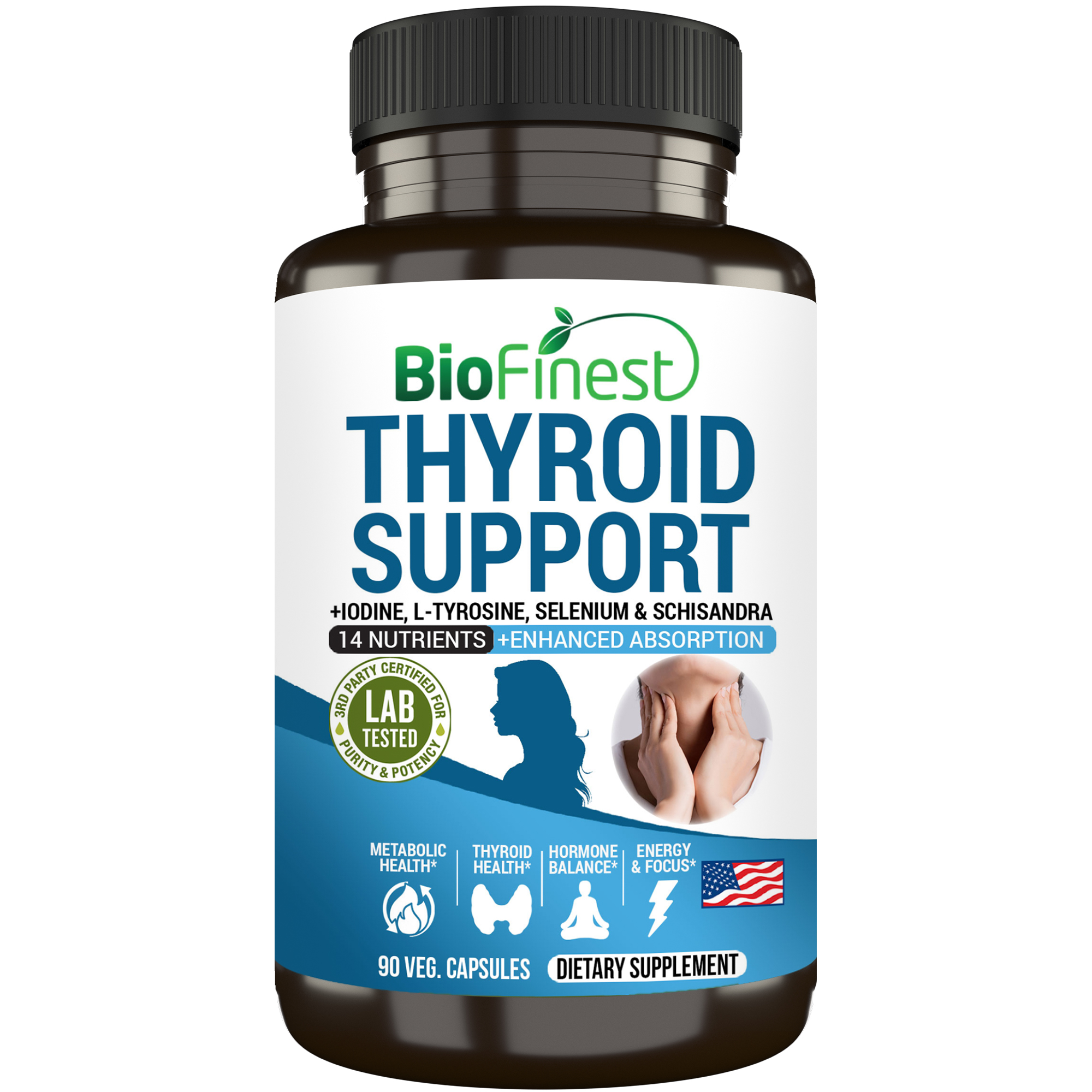 Thyroid Support Supplement Iodine Selenium Ashwagandha Energy | NTUC ...