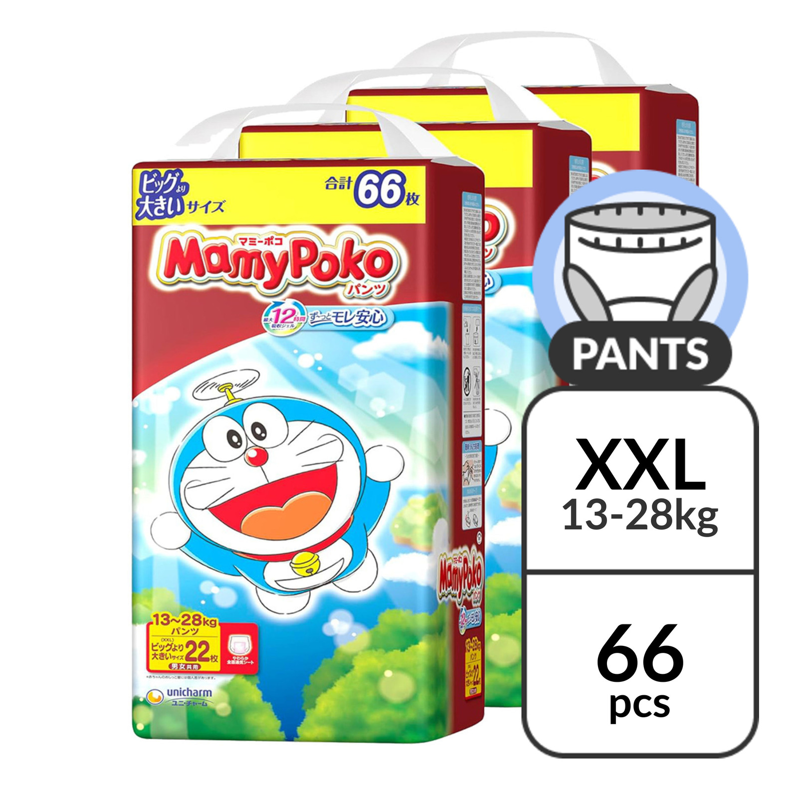 Mamypoko Doremon Diaper Pants XXL | NTUC FairPrice