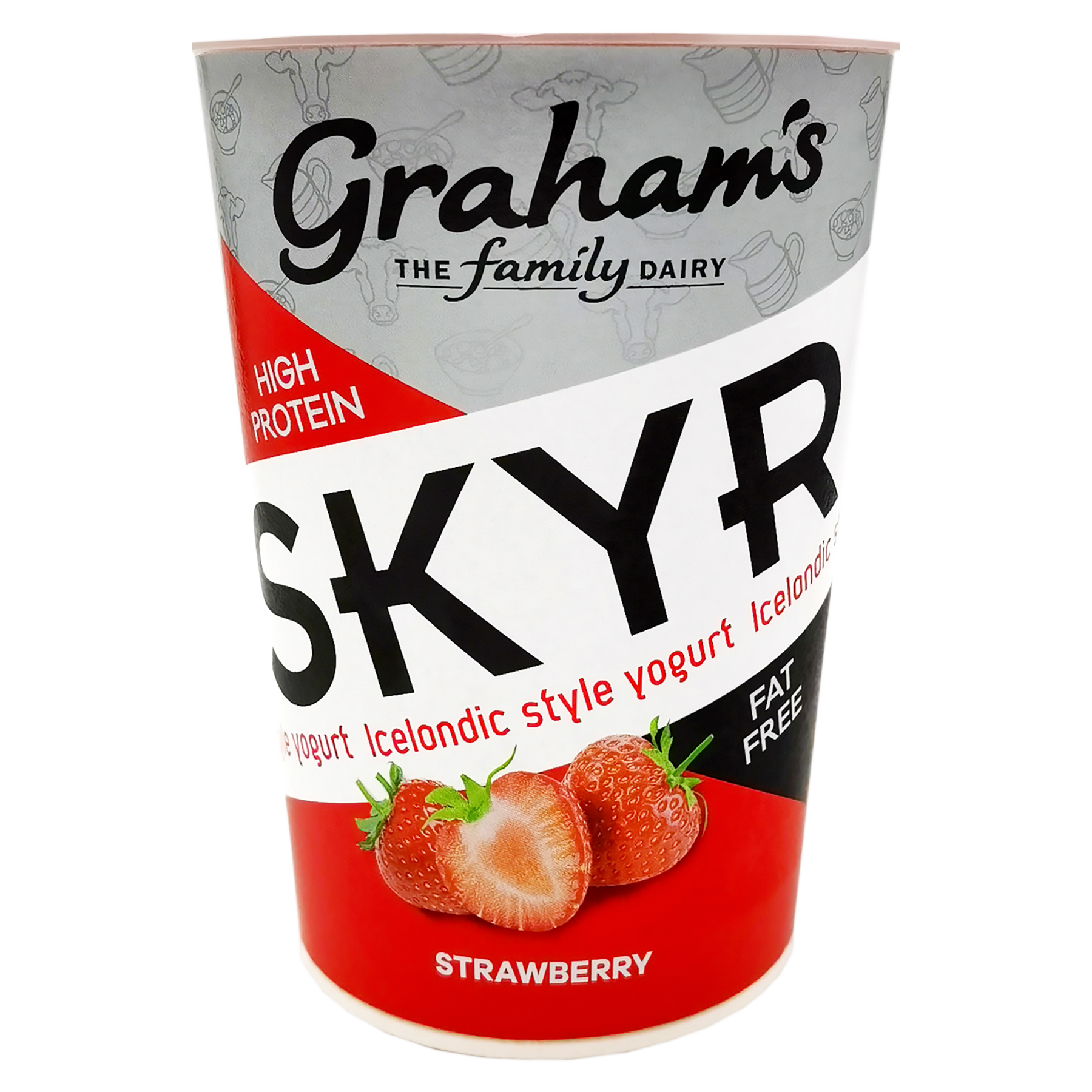 Grahams Family Dairy Skyr Strawberry Icelandic Style Yogurt | NTUC ...