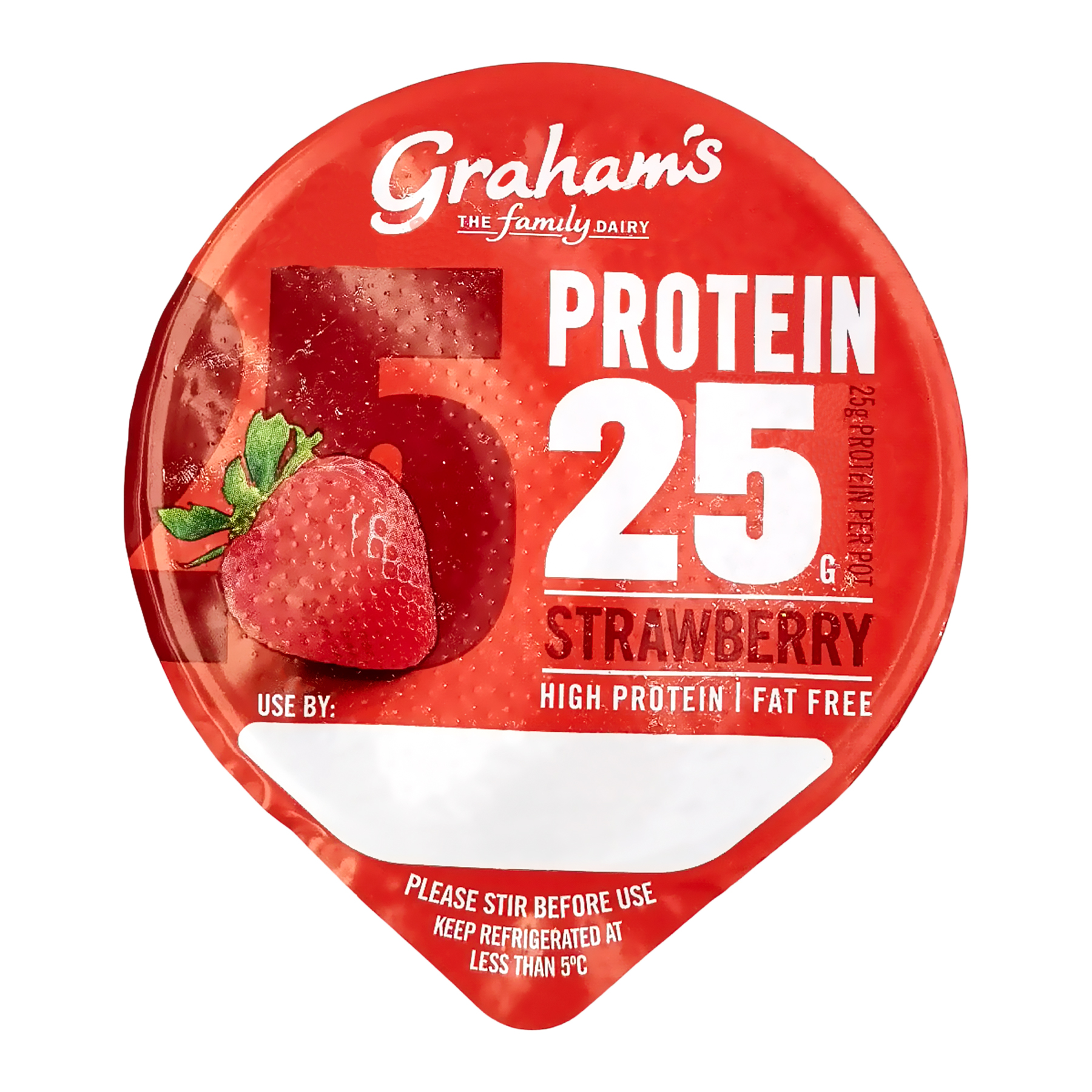 Grahams Family Dairy High Protein 25 Strawberry Yogurt | NTUC FairPrice