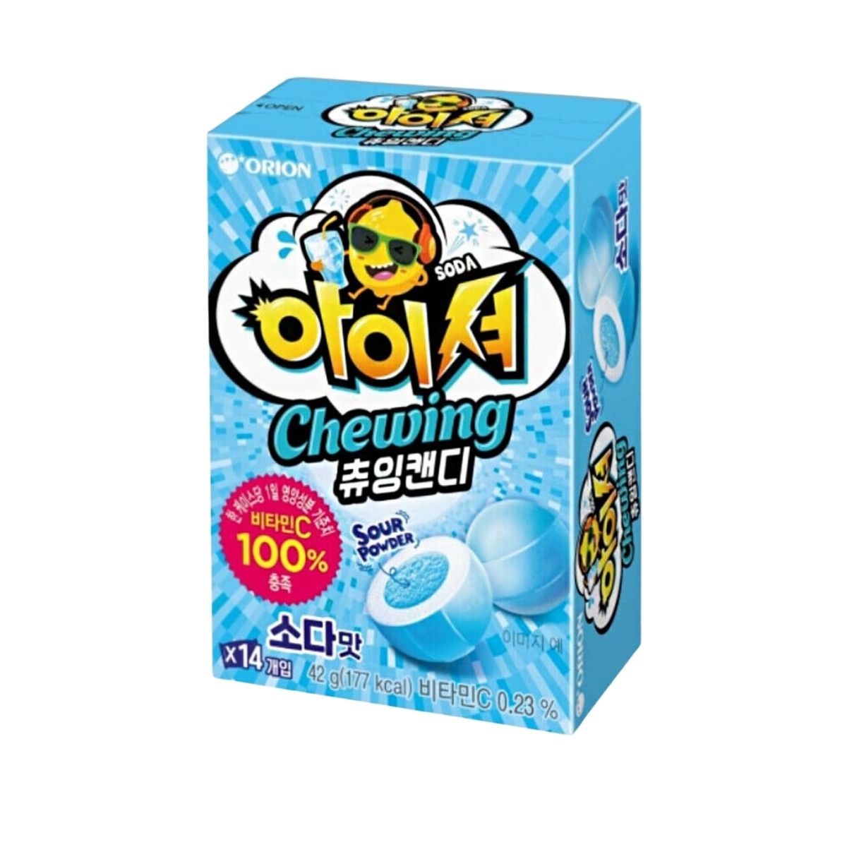 Orion Super Sour Chewing Soda Candy | NTUC FairPrice