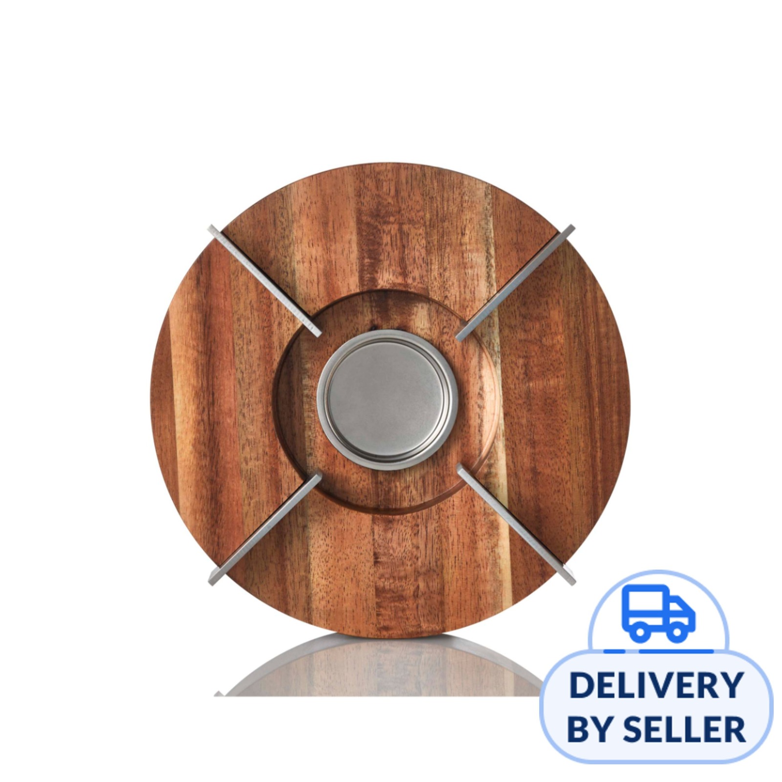 Ad Hoc Wooden With Stainless Steel Teapot And Food Warmer | NTUC FairPrice