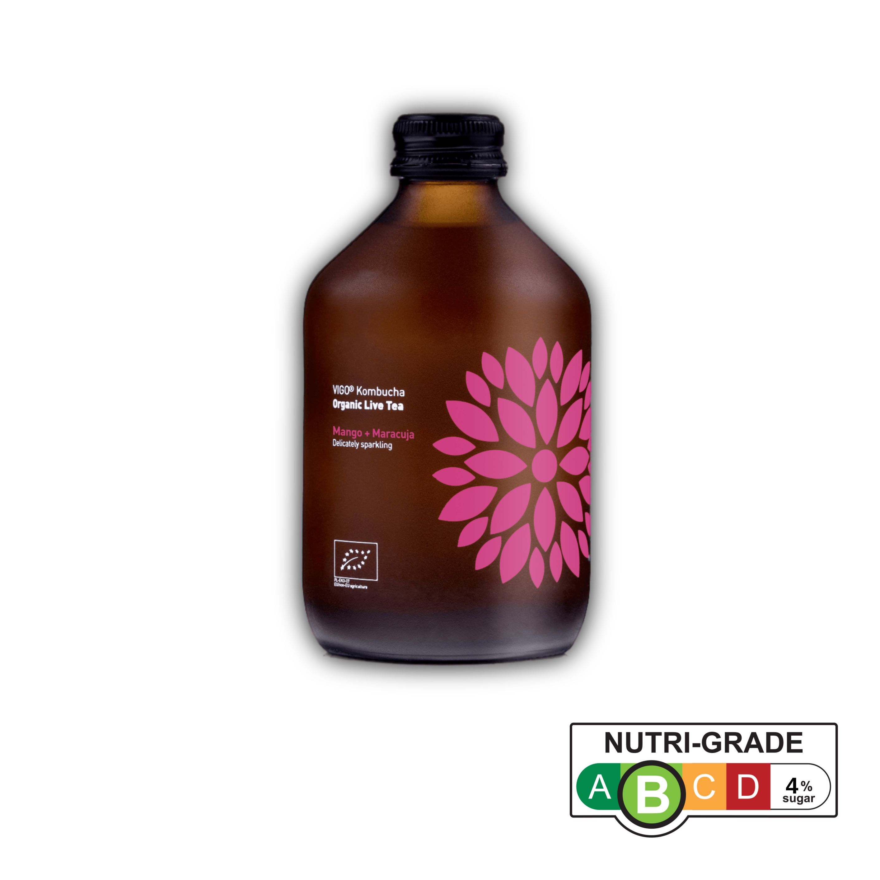 Vigo Kombucha Organic Live Tea - Mango + Maracuja | NTUC FairPrice