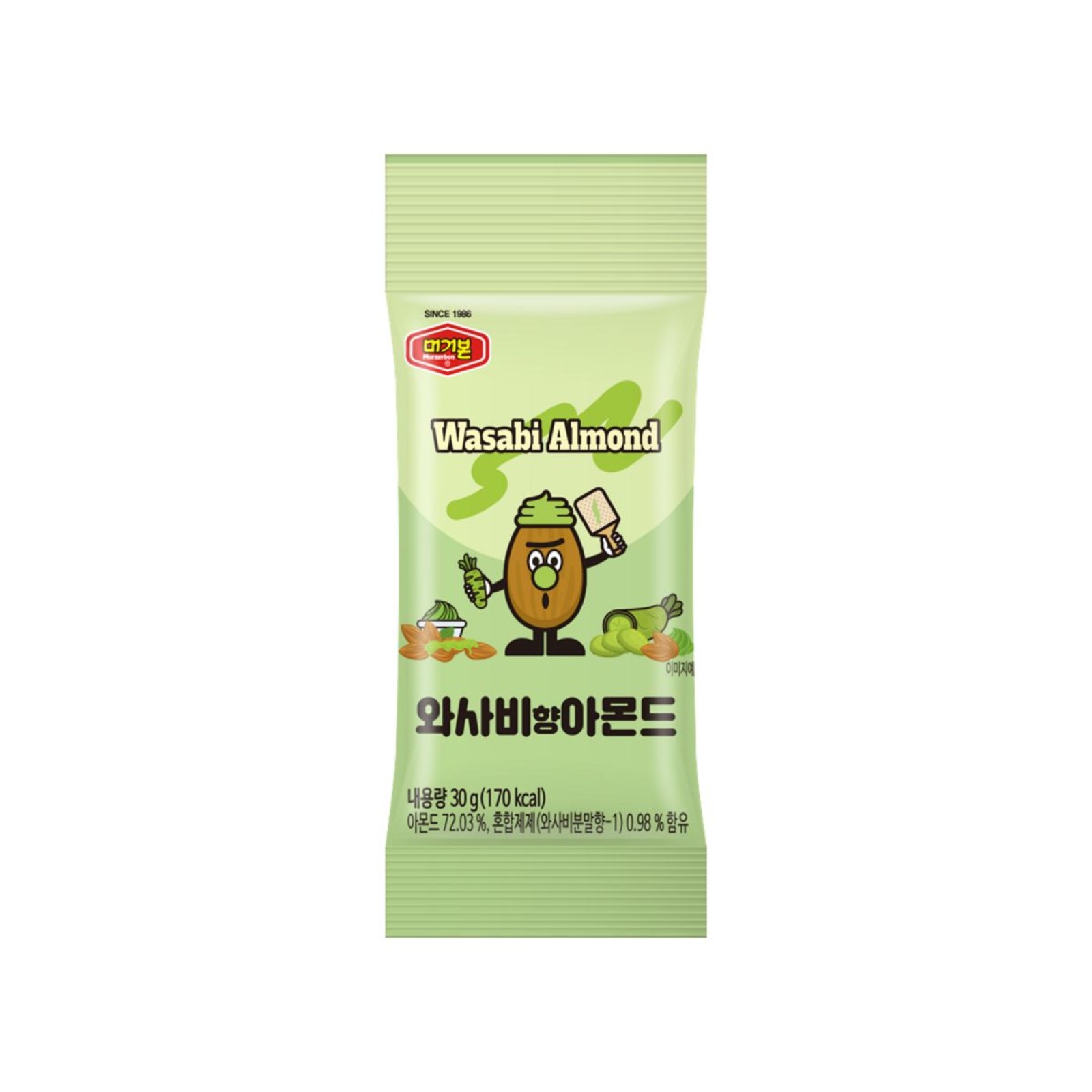Korea's Murgerbon Wasabi Taste Almond | NTUC FairPrice