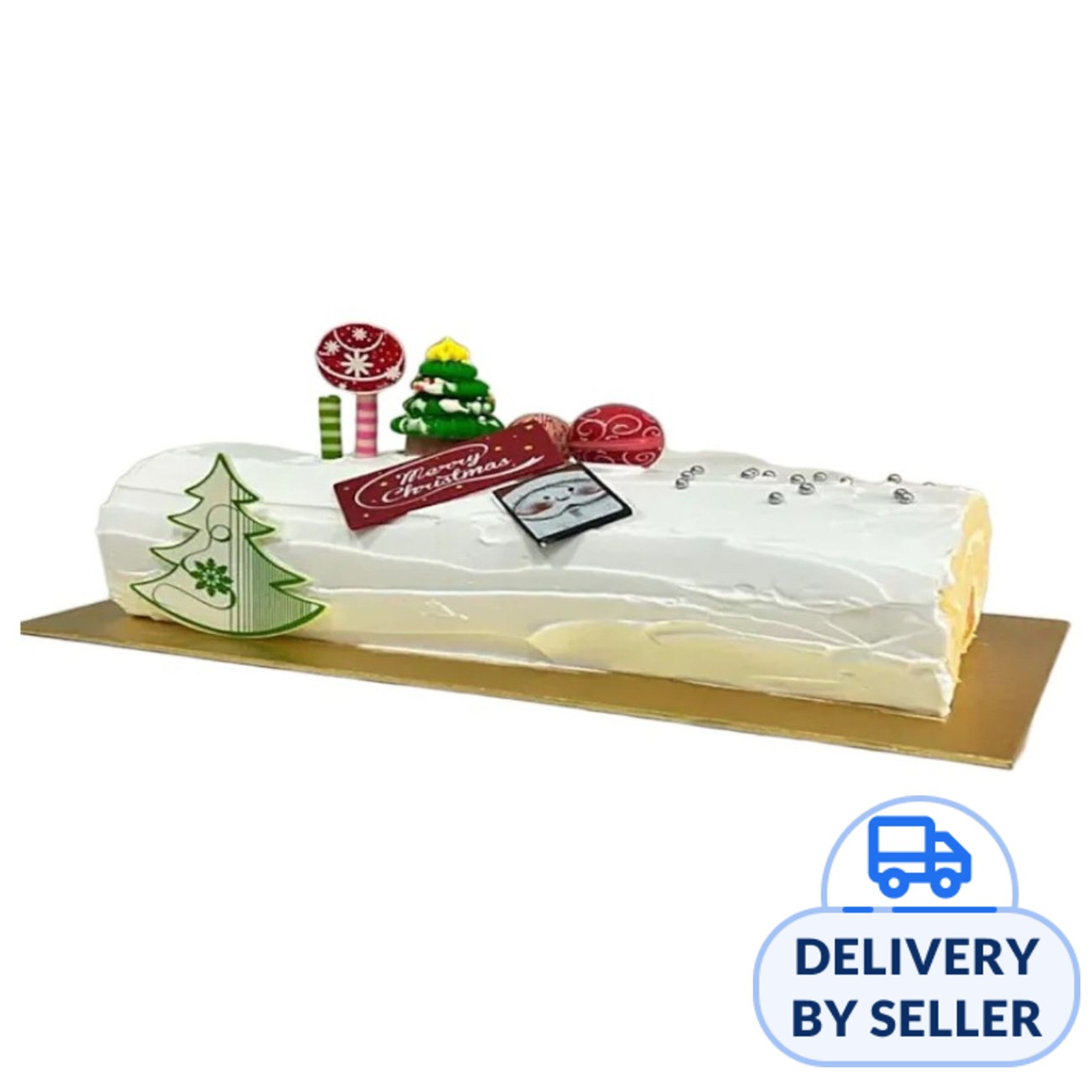 FNP Xmas Mango Tango Log Cake | NTUC FairPrice