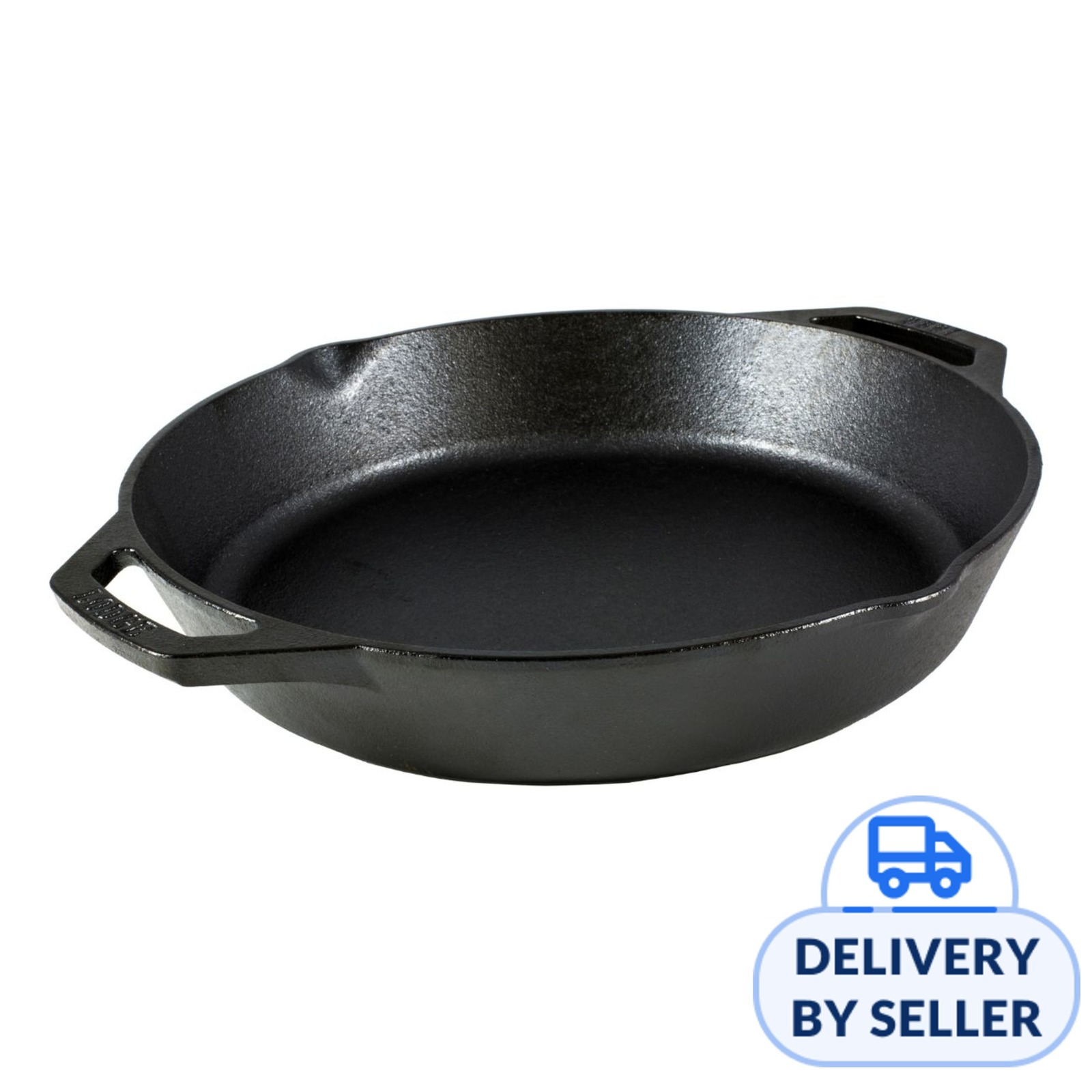LODGE 12 Inch Seasoned Cast Iron Dual Handle Pan | NTUC FairPrice