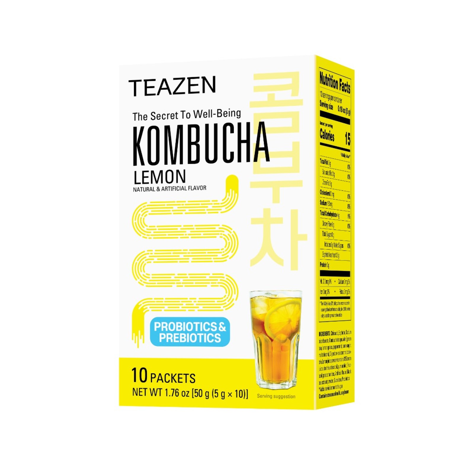 TEAZEN Kombucha - Lemon | NTUC FairPrice