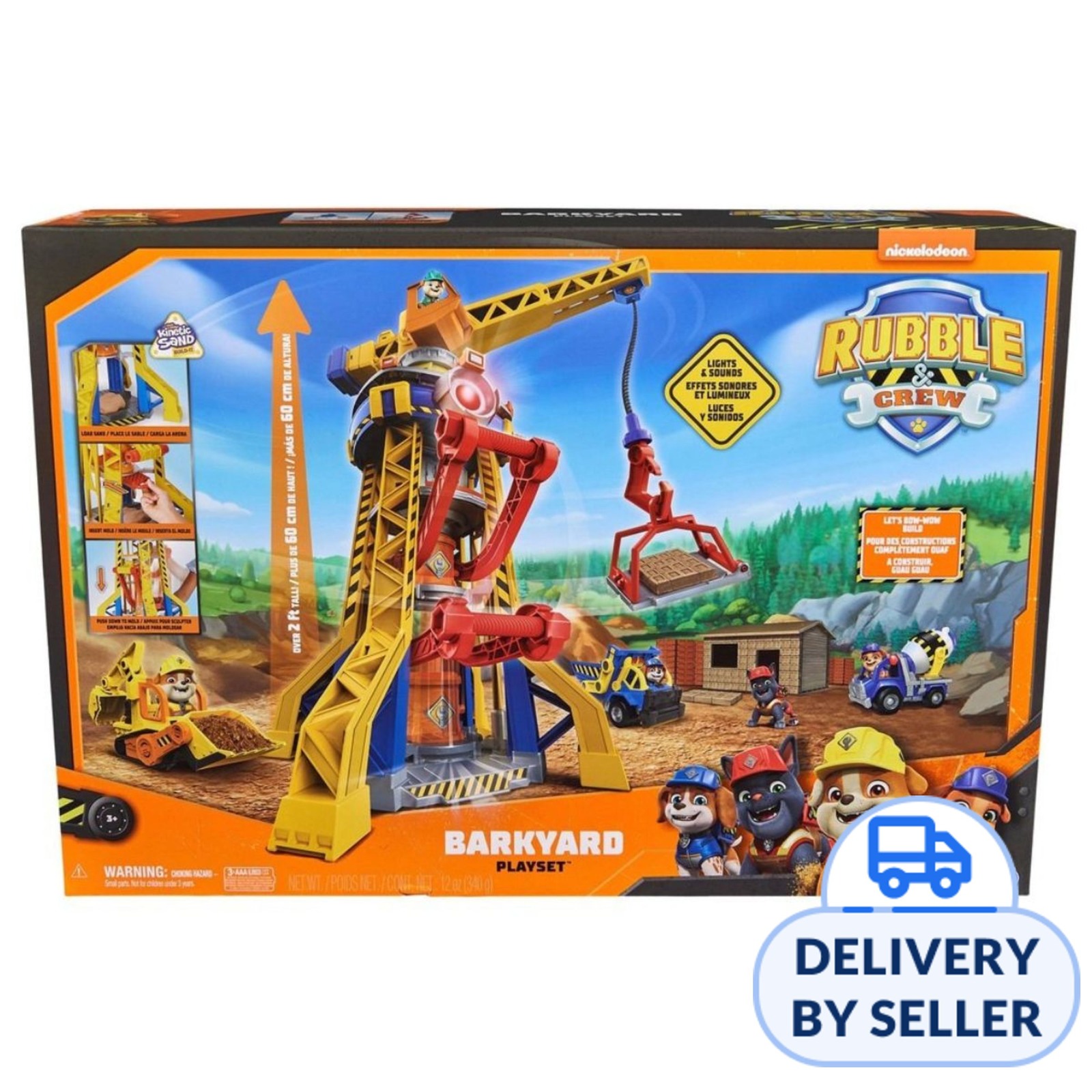 Paw Patrol Rubble n Crew Barn Yard Crane Tower Playset | NTUC FairPrice