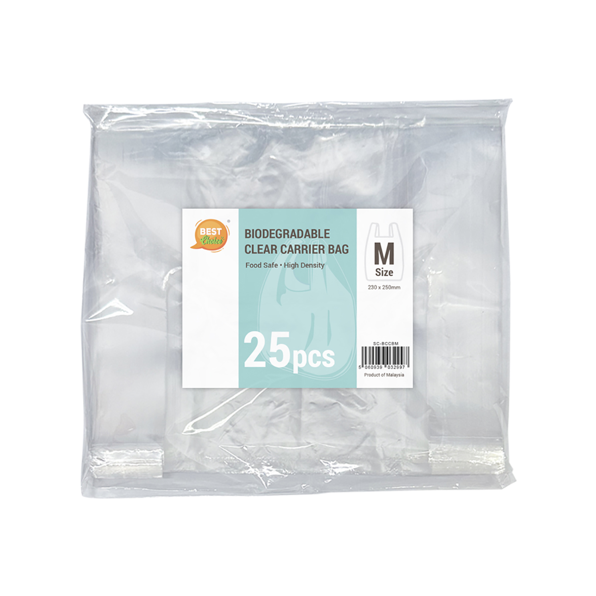 Biodegradable Clear Carrier Bag - M | NTUC FairPrice
