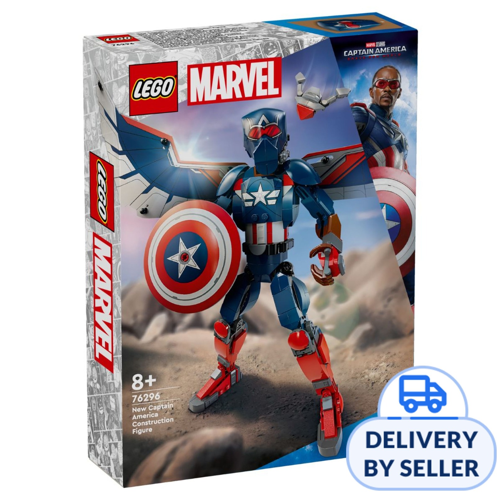 LEGO 76296 New Captain America Construction Figure | NTUC FairPrice