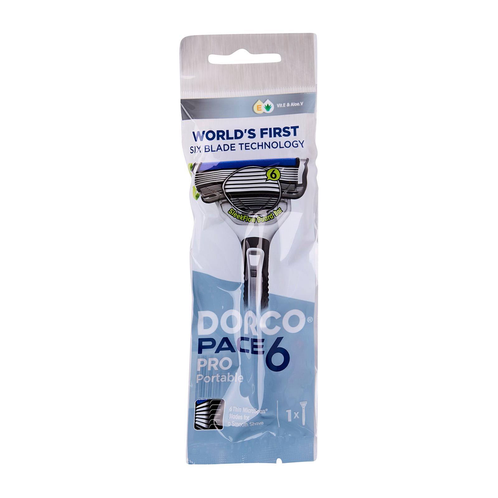 Dorco Pace 6 Pro - 6 Blade Disposable Razors | NTUC FairPrice