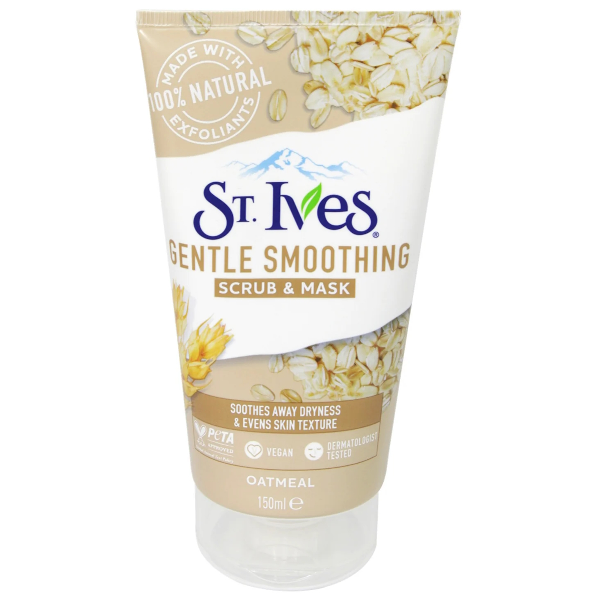 St. Ives Gentle Smoothing Scrub & Mask - Oatmeal | NTUC FairPrice