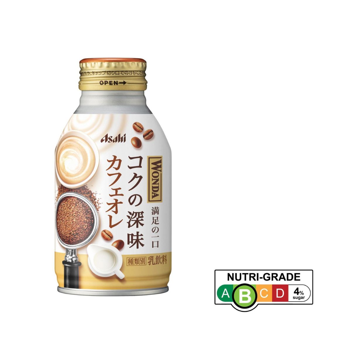 Wonda Koku No Fukami Café Au Lait Coffee 260G | NTUC FairPrice