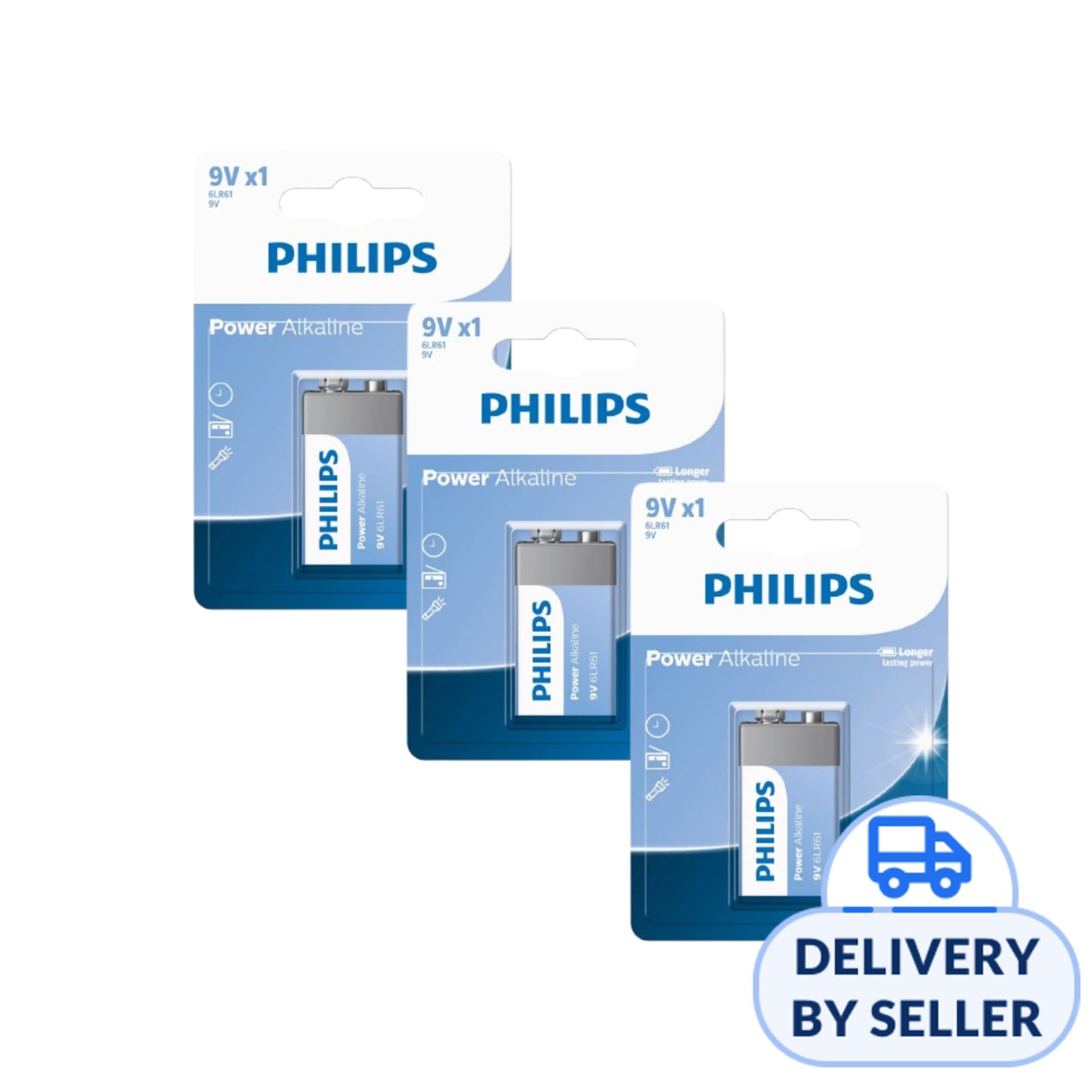 Philips Power 9V Alkaline (6LR61P1B/40) | NTUC FairPrice