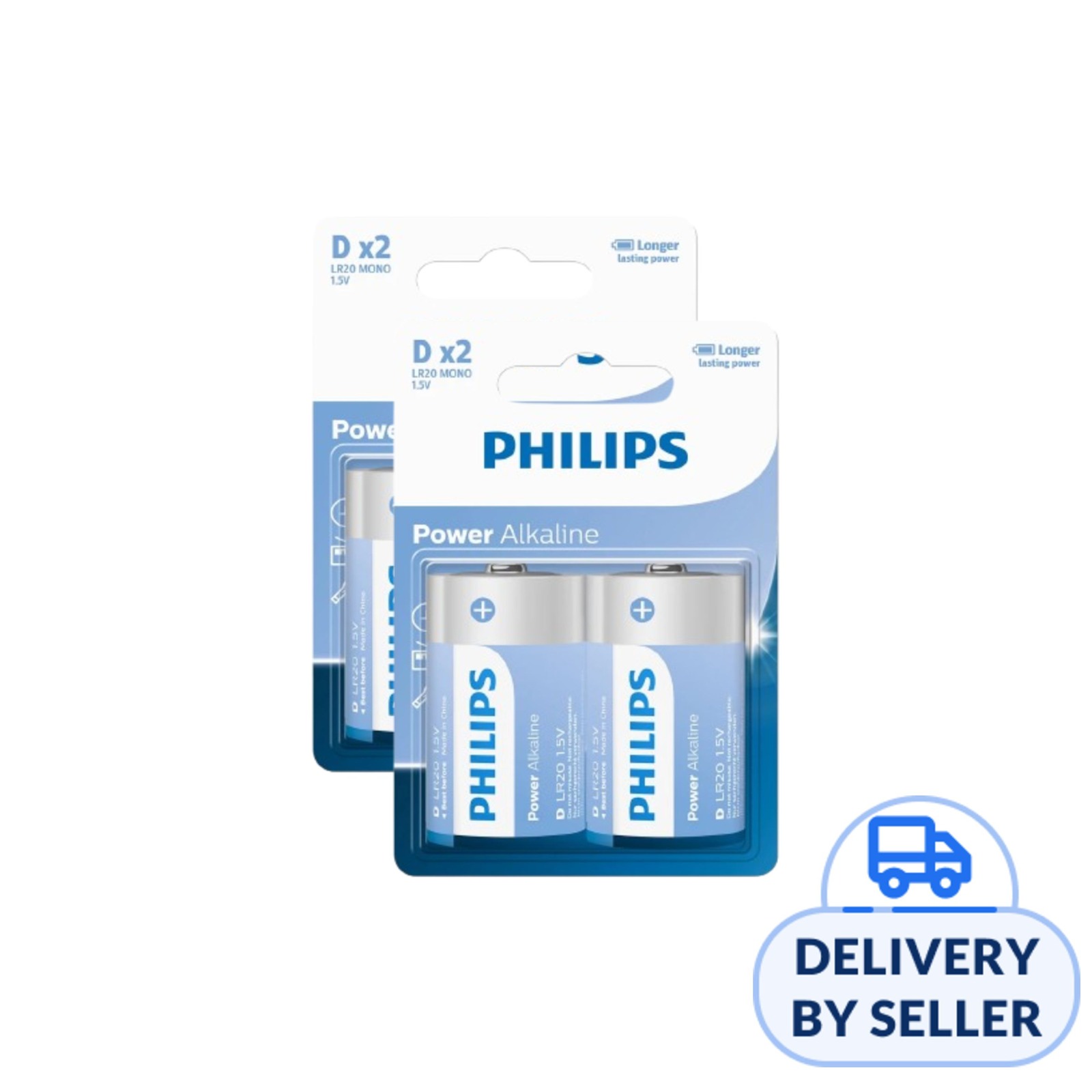 Philips 2D Alkaline (LR20P2B/40) | NTUC FairPrice
