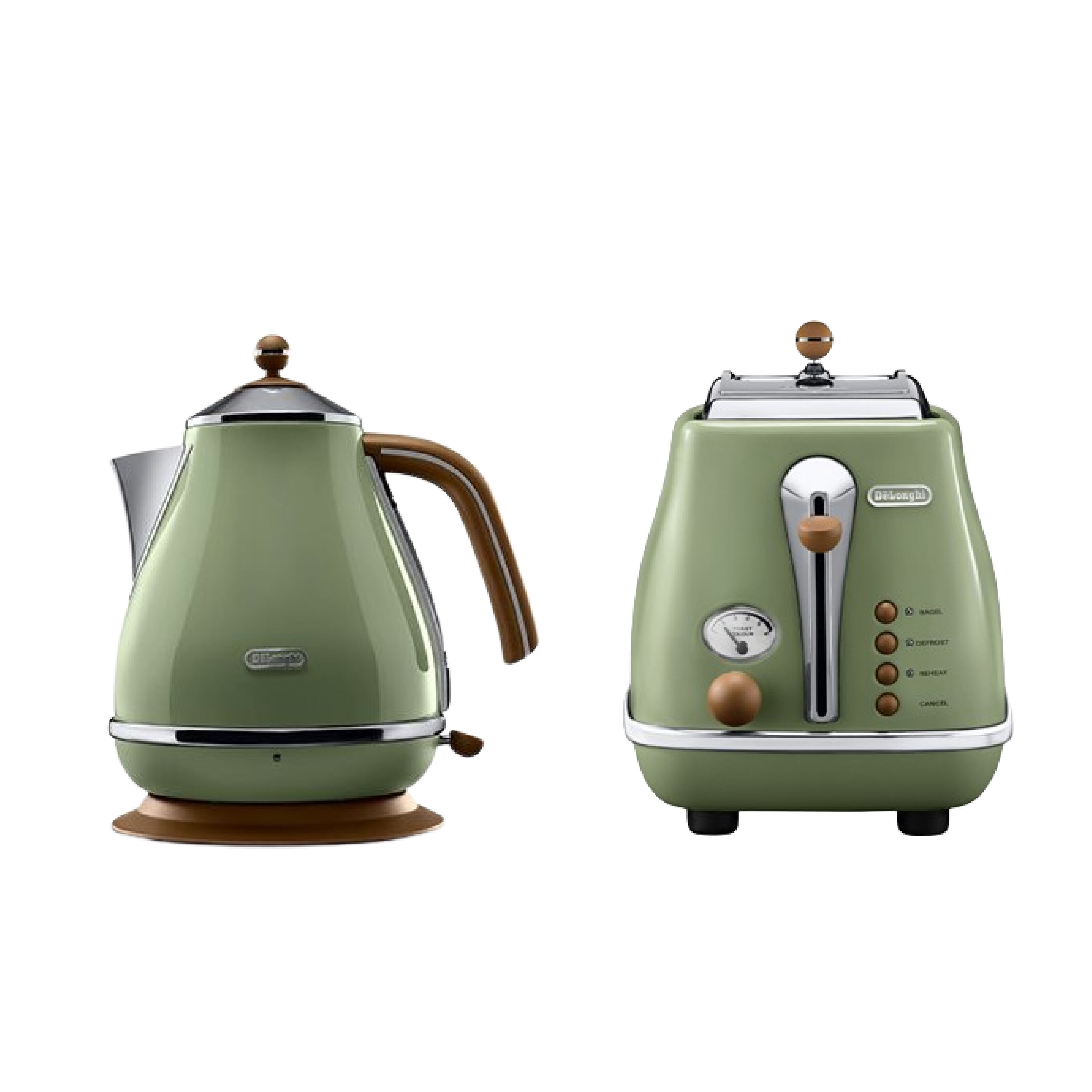 DeLonghi Icona Vintage Breakfast Set - Olive Green | NTUC FairPrice