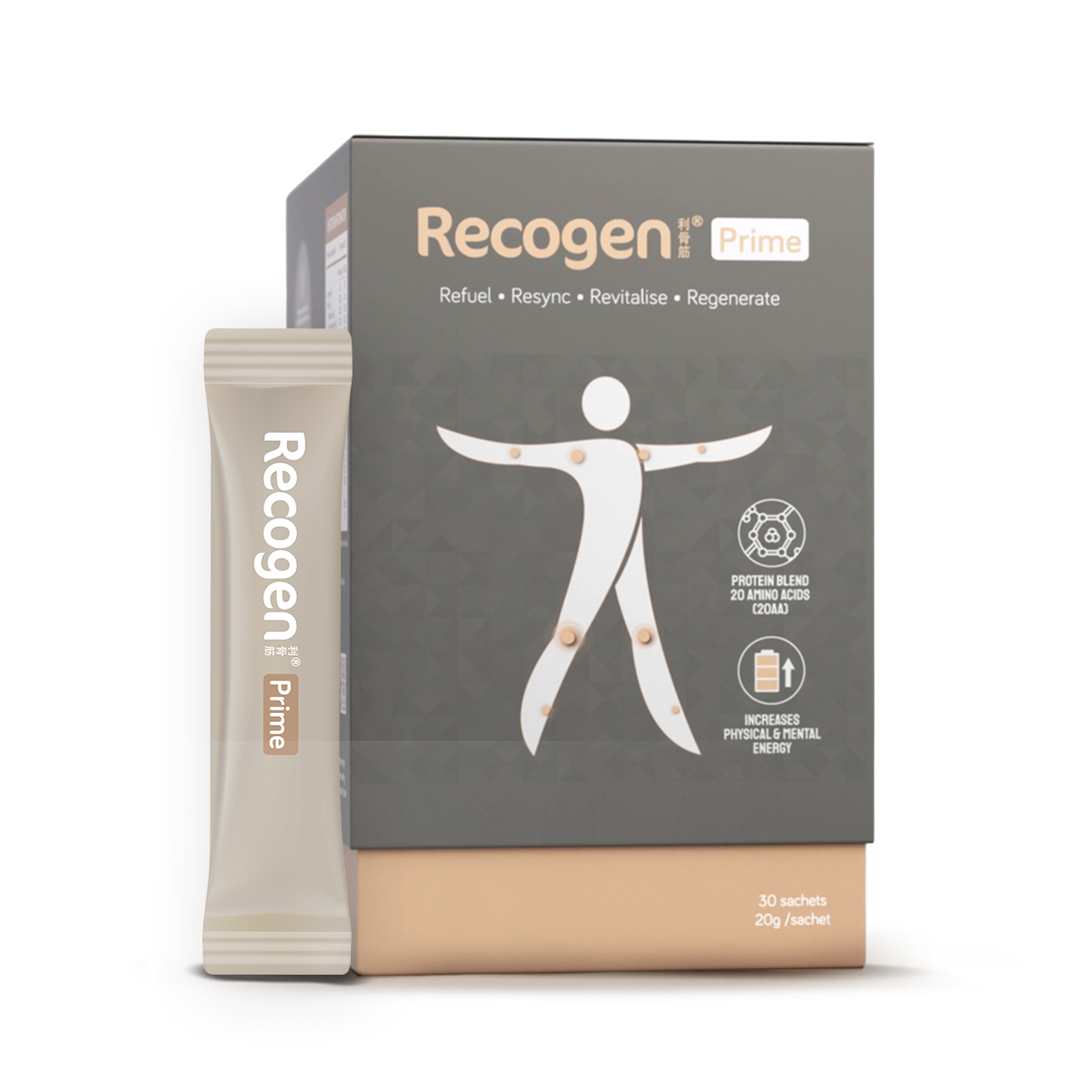 Recogen Prime Collagen & Whey Protein Isolate Powder | NTUC FairPrice