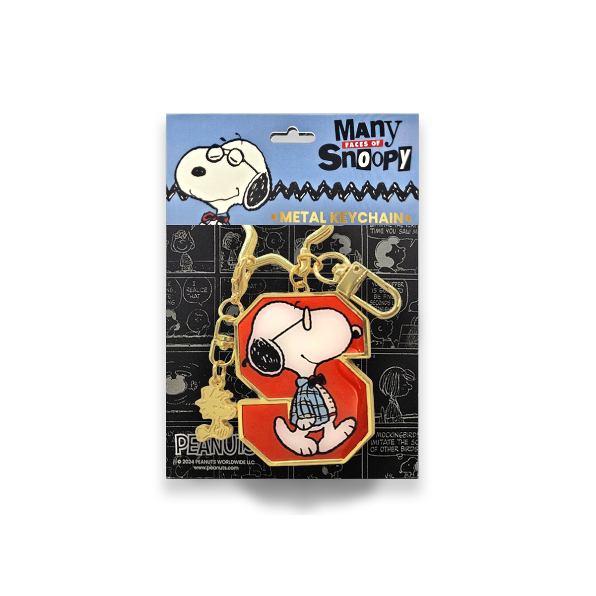 Joe Preppy Snoopy Peanuts 24K Gold-Plated Keychain | NTUC FairPrice