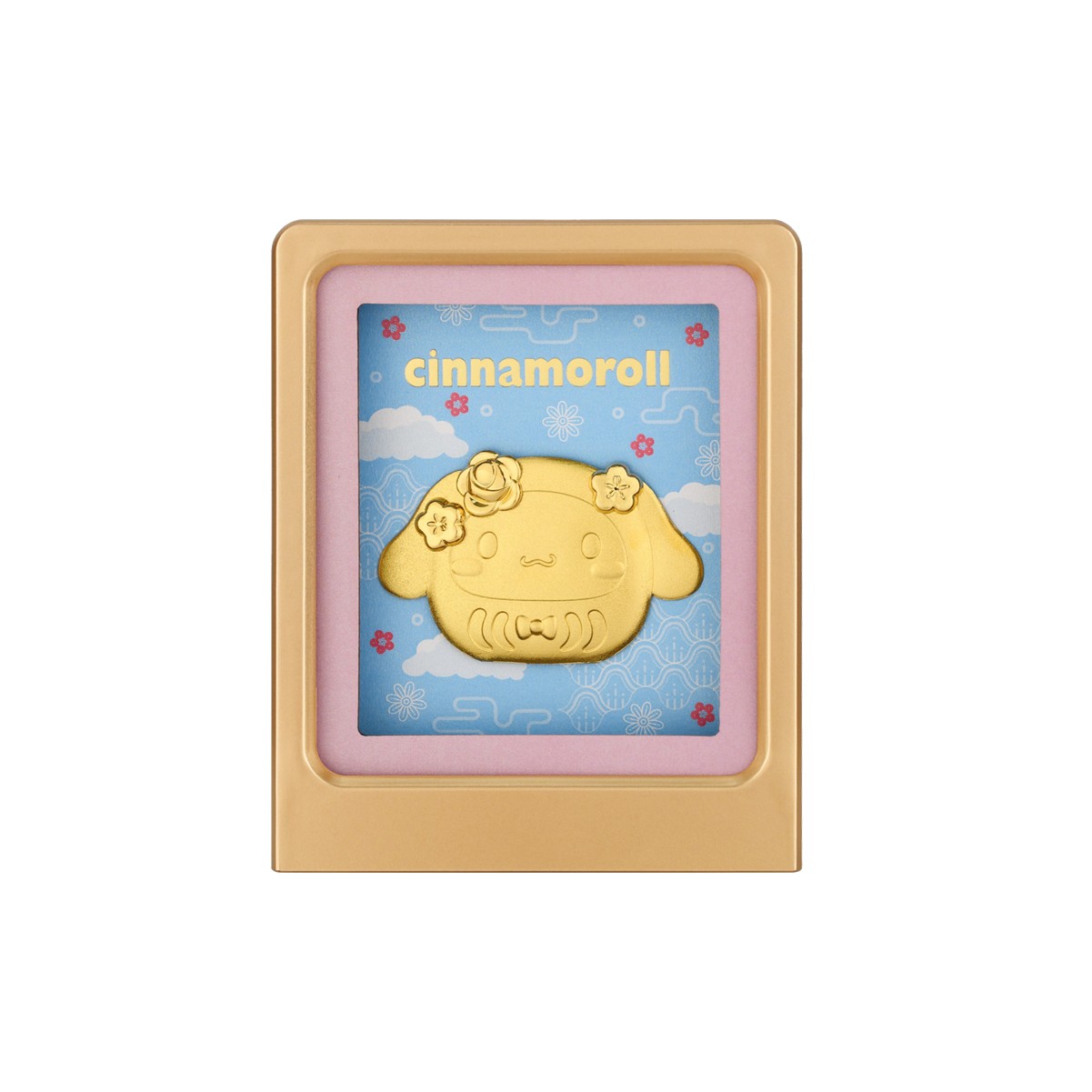 Sanrio Cinnamoroll Daruma 24K Gold Foil in Frame | NTUC FairPrice