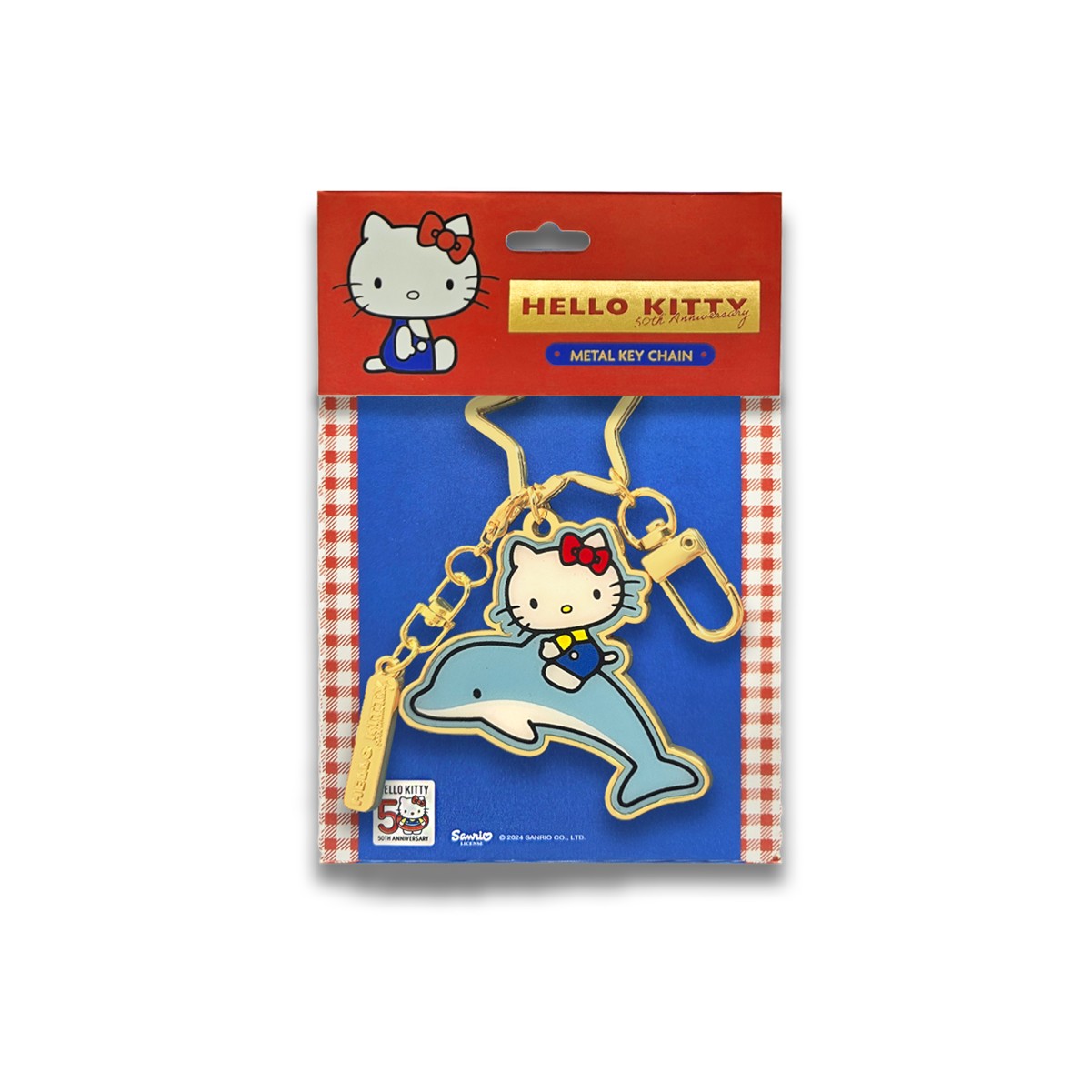 Sanrio Hello Kitty Dolphin Adventure 24K Gold-Plated Keychain | NTUC ...