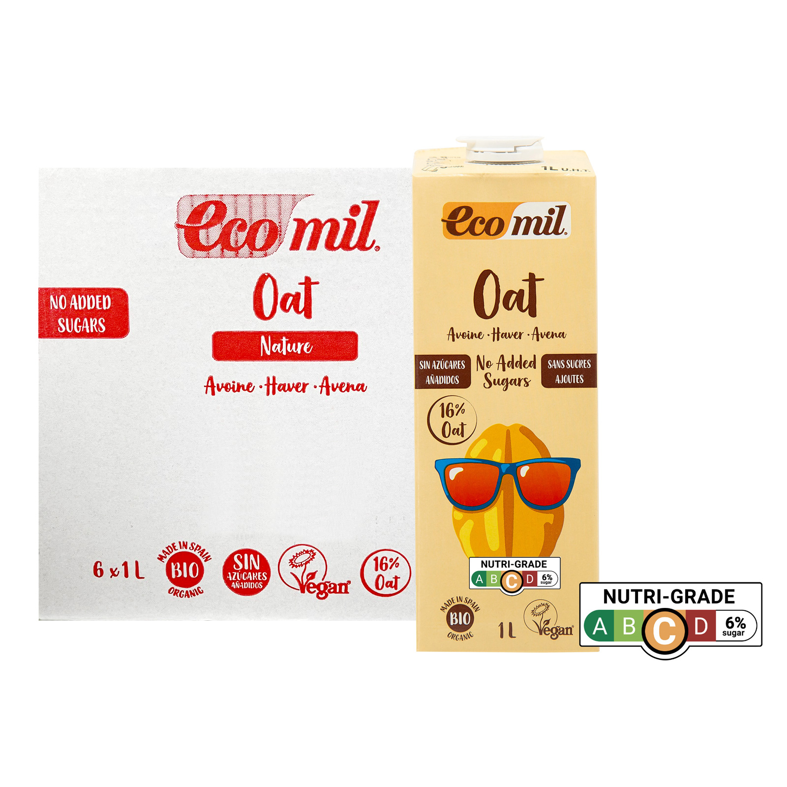 Ecomil Organic Oat Drink - No Added Sugar | NTUC FairPrice