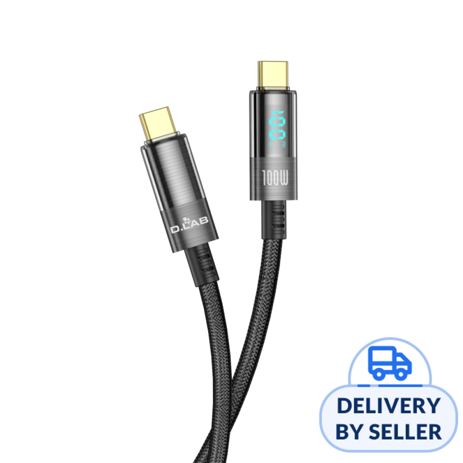 D.LAB 100W Type C to C Digital Display Charging Cable | NTUC FairPrice
