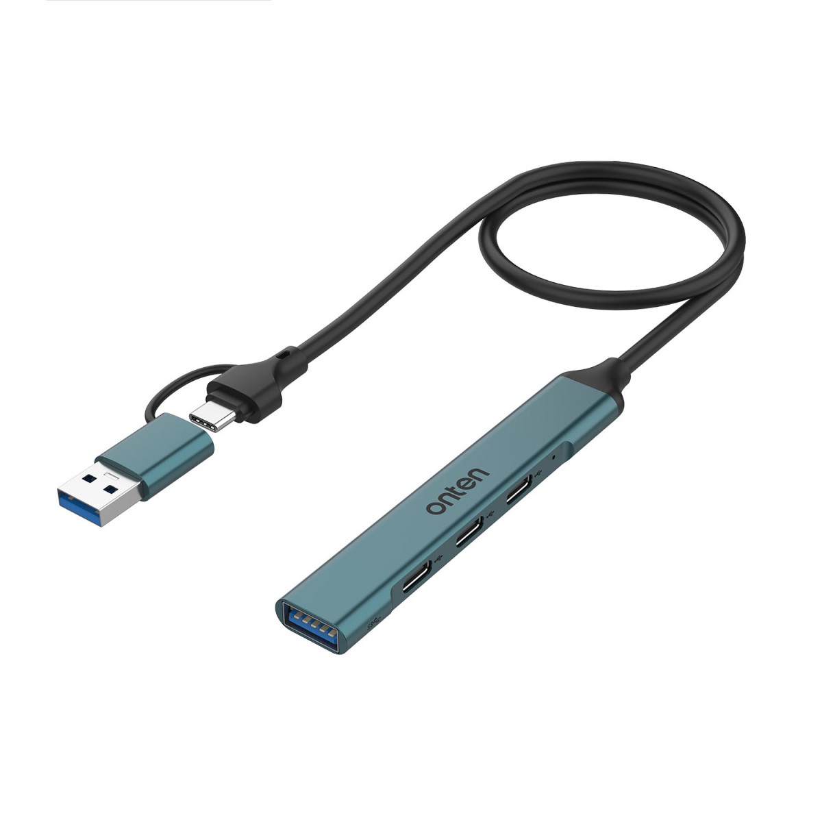 5-in-2 USB-C/USB 3.0 4-Port HUB (OTN-UCA9703) | NTUC FairPrice