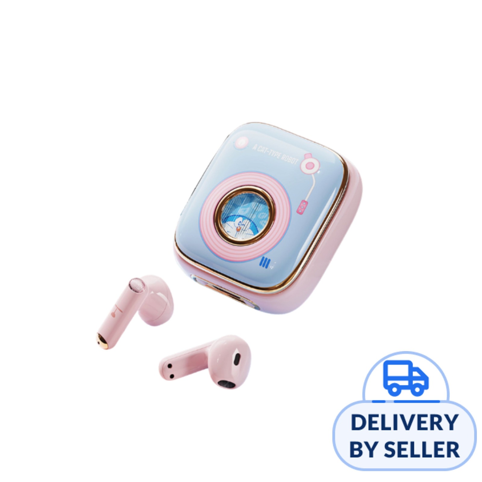 Doraemon Vintage Record Player TWS Bluetooth Earphones | NTUC FairPrice
