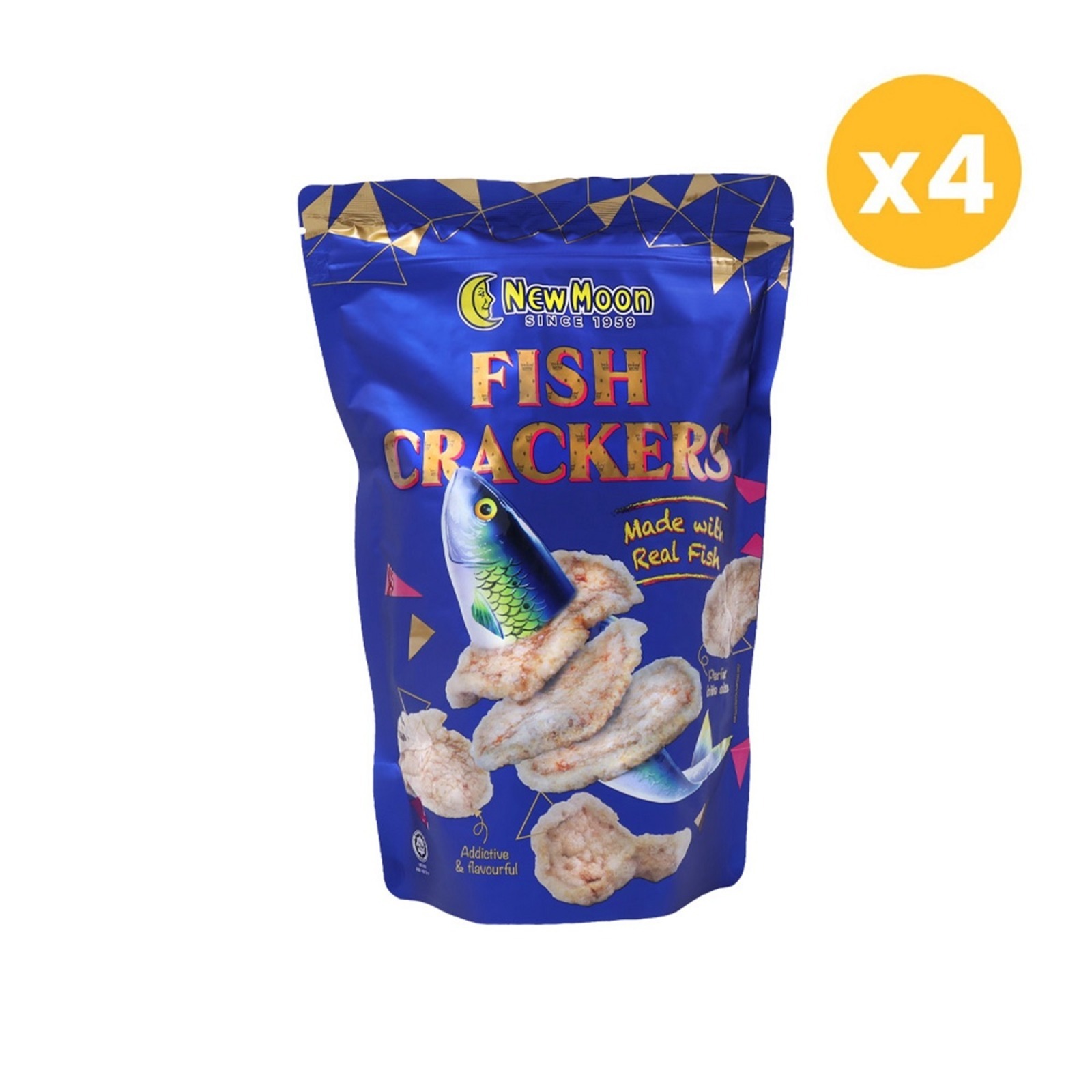 New Moon Fish Crackers (Bundle of 4) | NTUC FairPrice