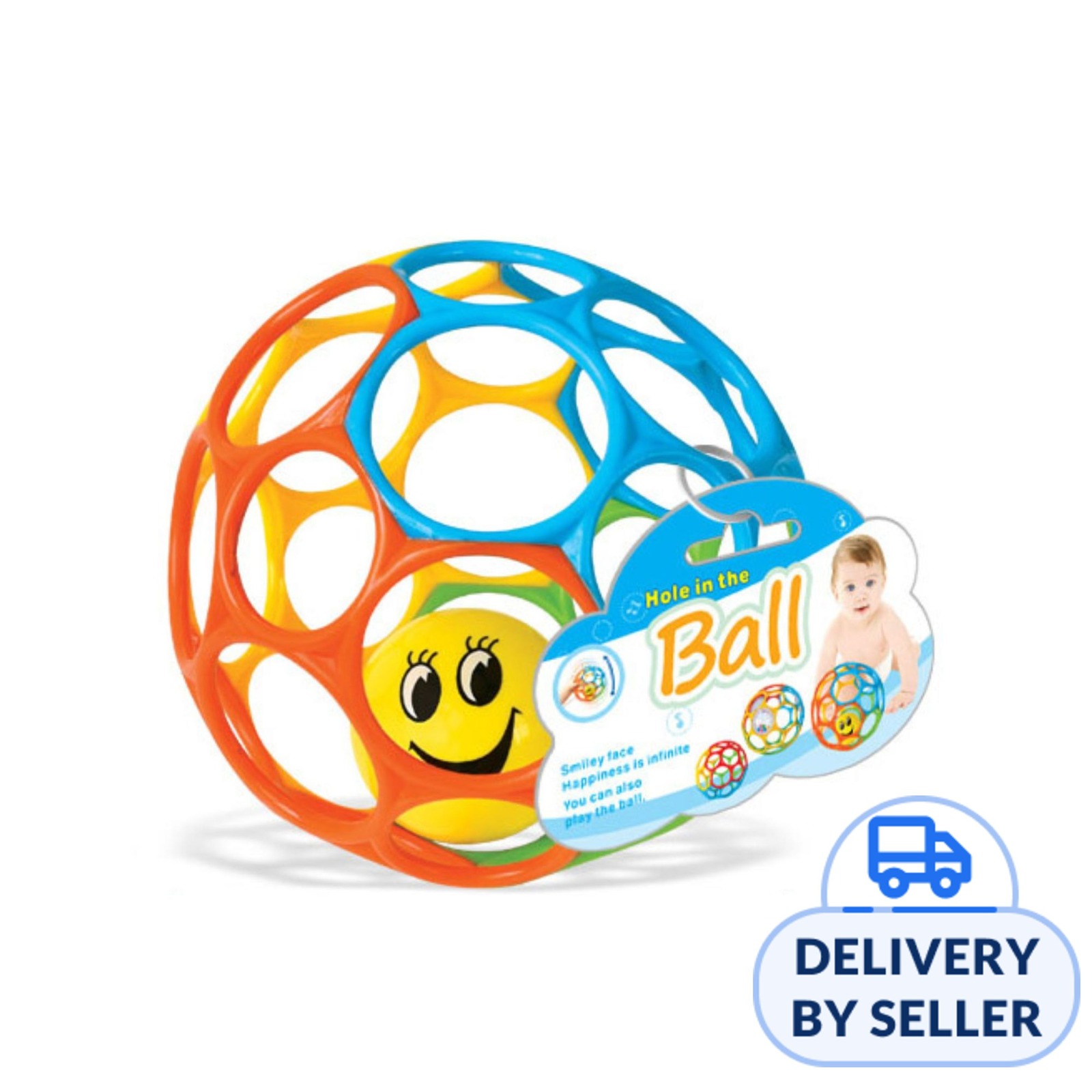 Maya & Friends Classic Soft Easy Grasp Oball With Rattle | NTUC FairPrice