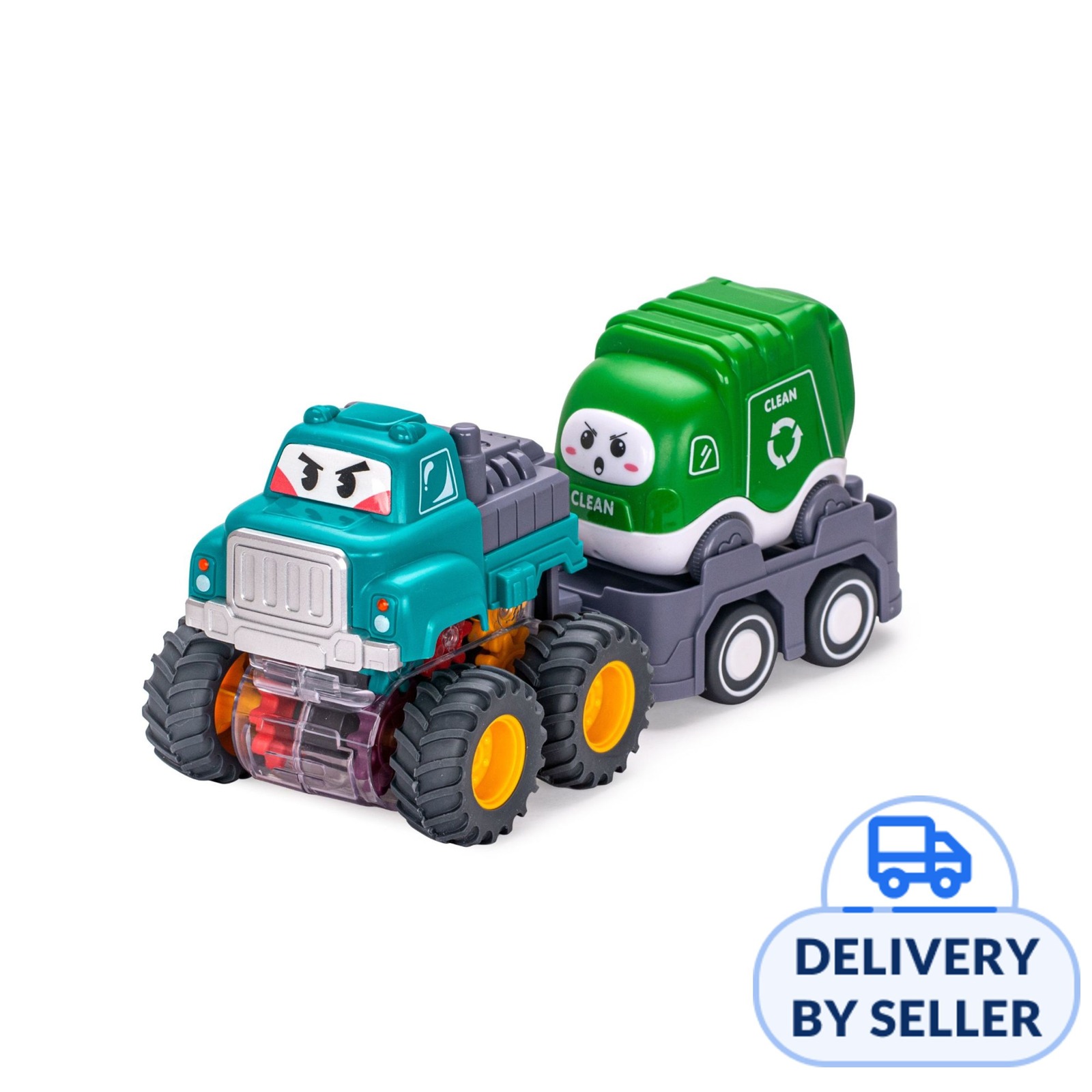 Maya & Friends Axel The Trailer Truck With Recycling Van | NTUC FairPrice