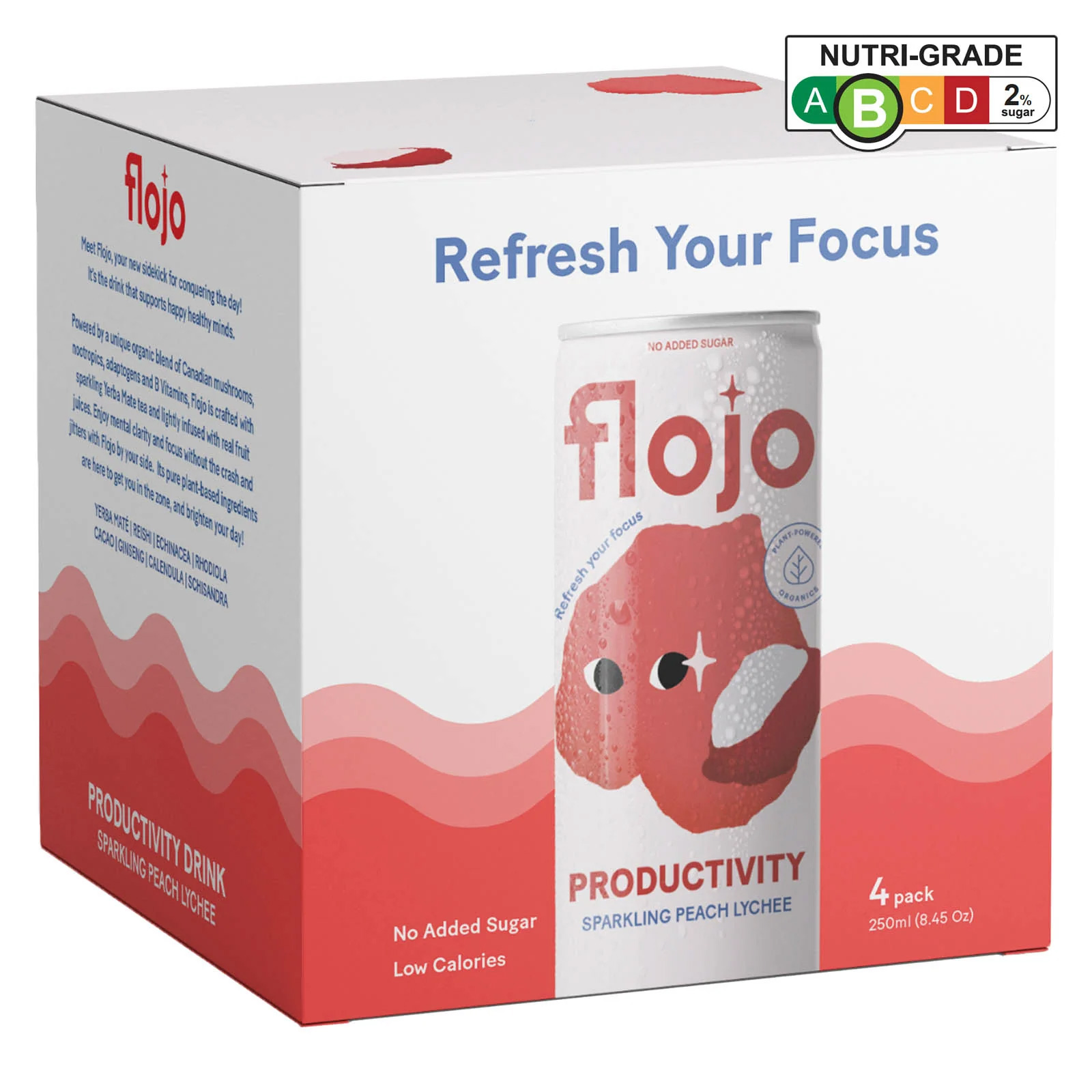 Flojo Sparkling Peach Lychee | NTUC FairPrice