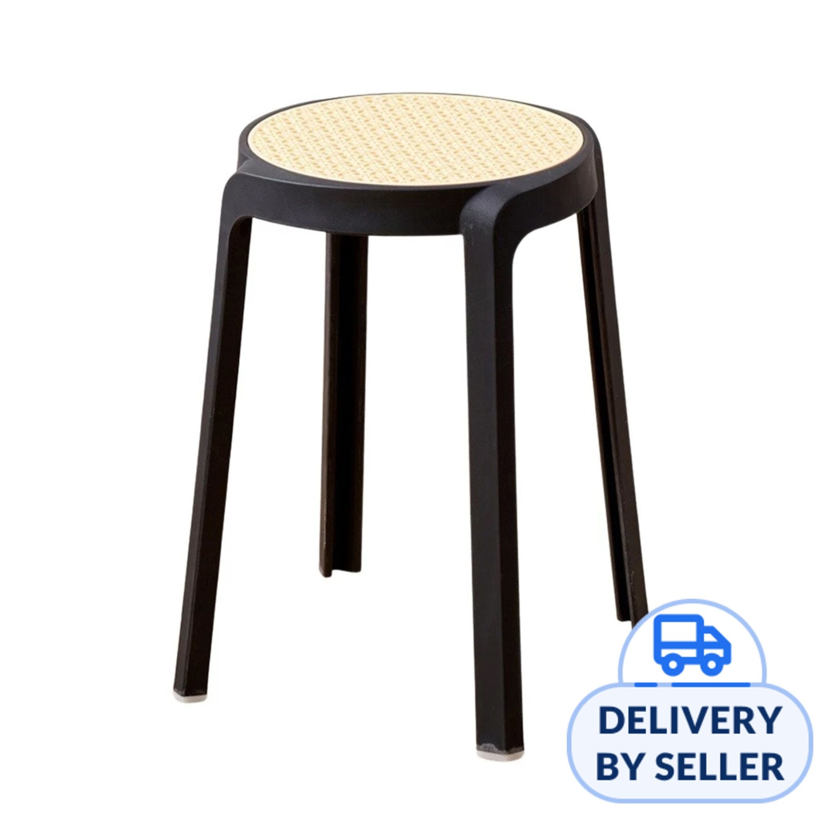 JIJI.SG ELIN Stackable Stool - Black | NTUC FairPrice
