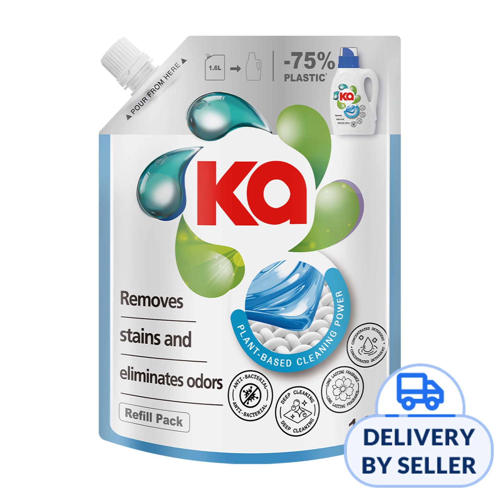 Ka Liquid Detergent Deep Cleaning Refill | NTUC FairPrice