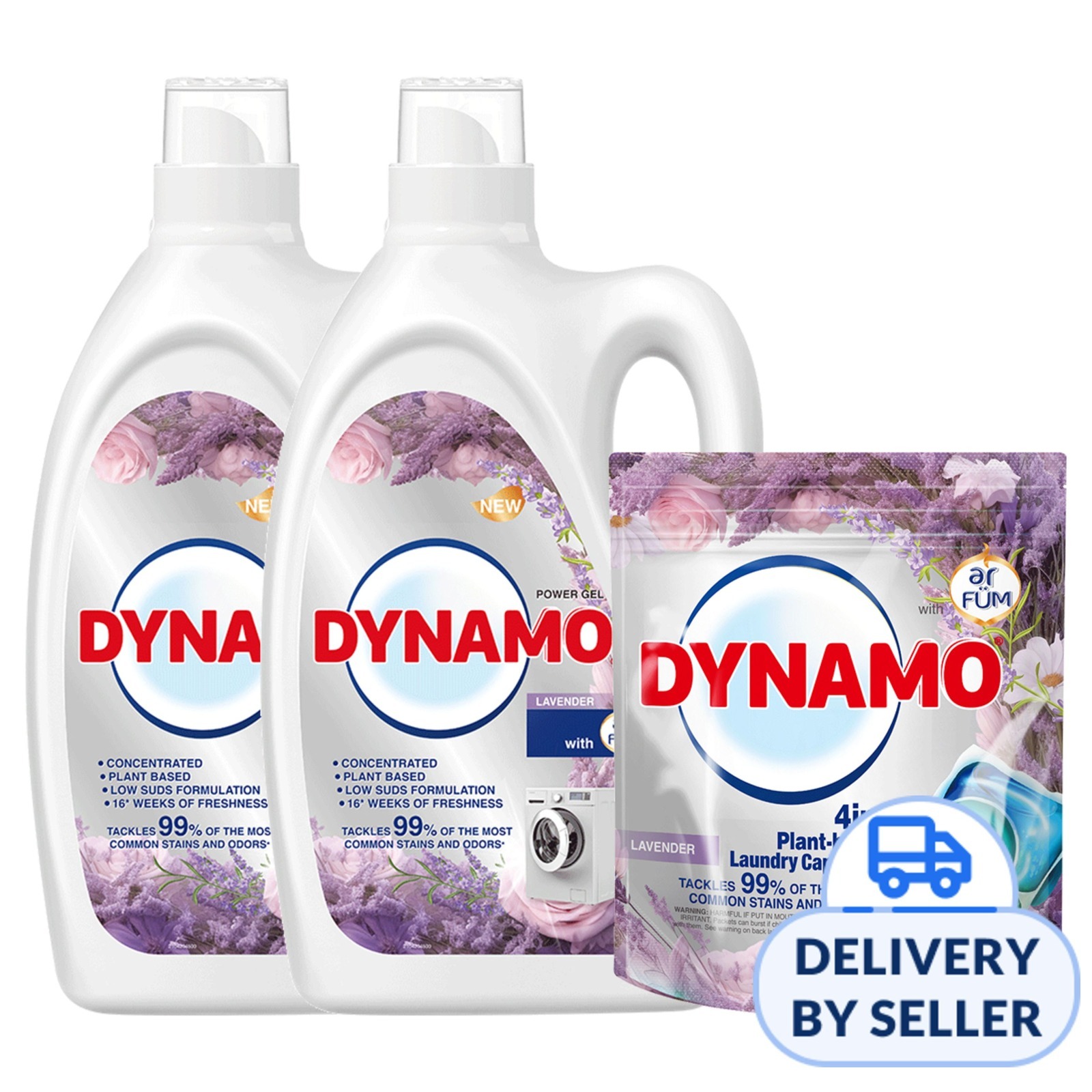 Dynamo Liquid Detergent Bundle - Lavender | NTUC FairPrice