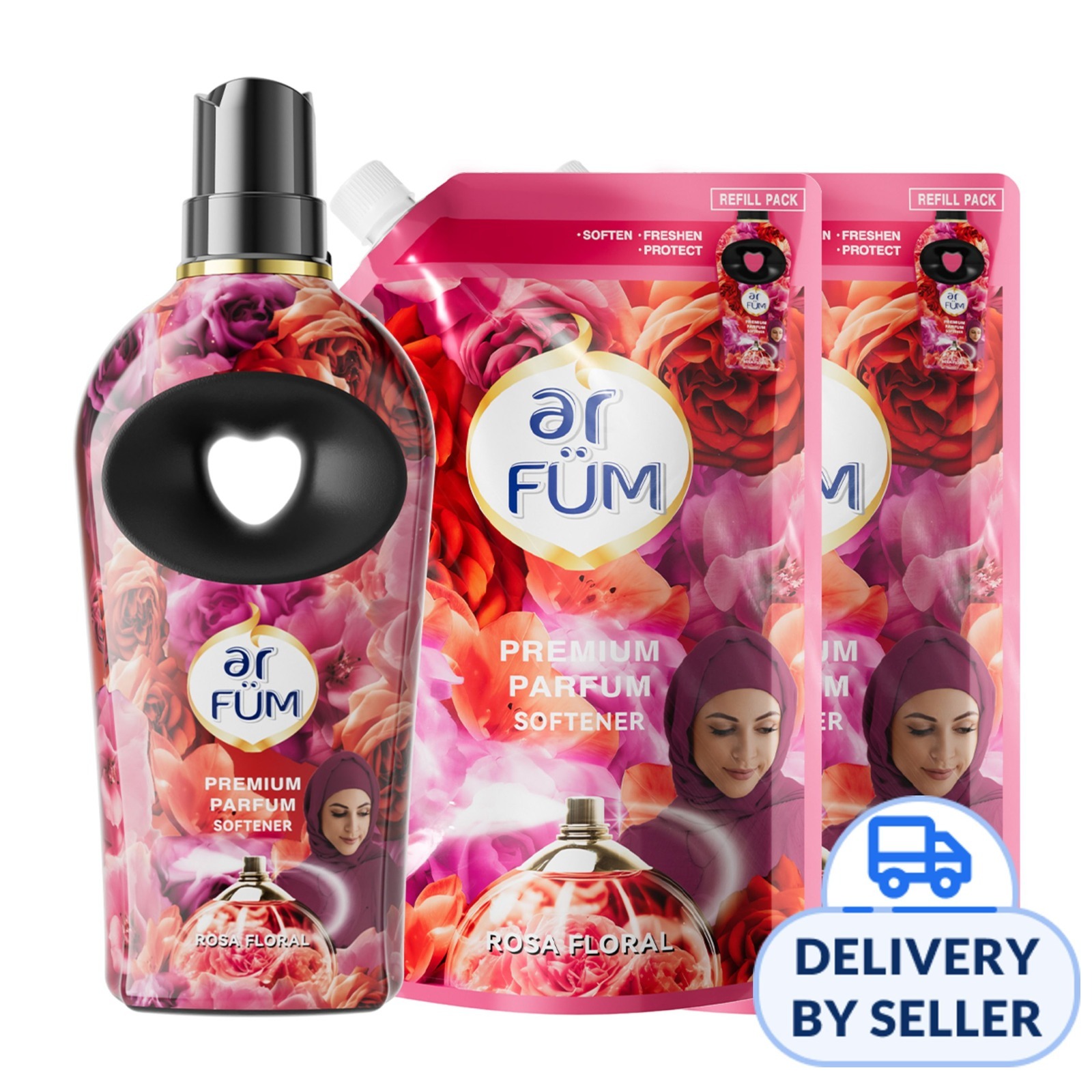 ar Fum Premium Parfum Softener Bundle - Rosa Floral | NTUC FairPrice
