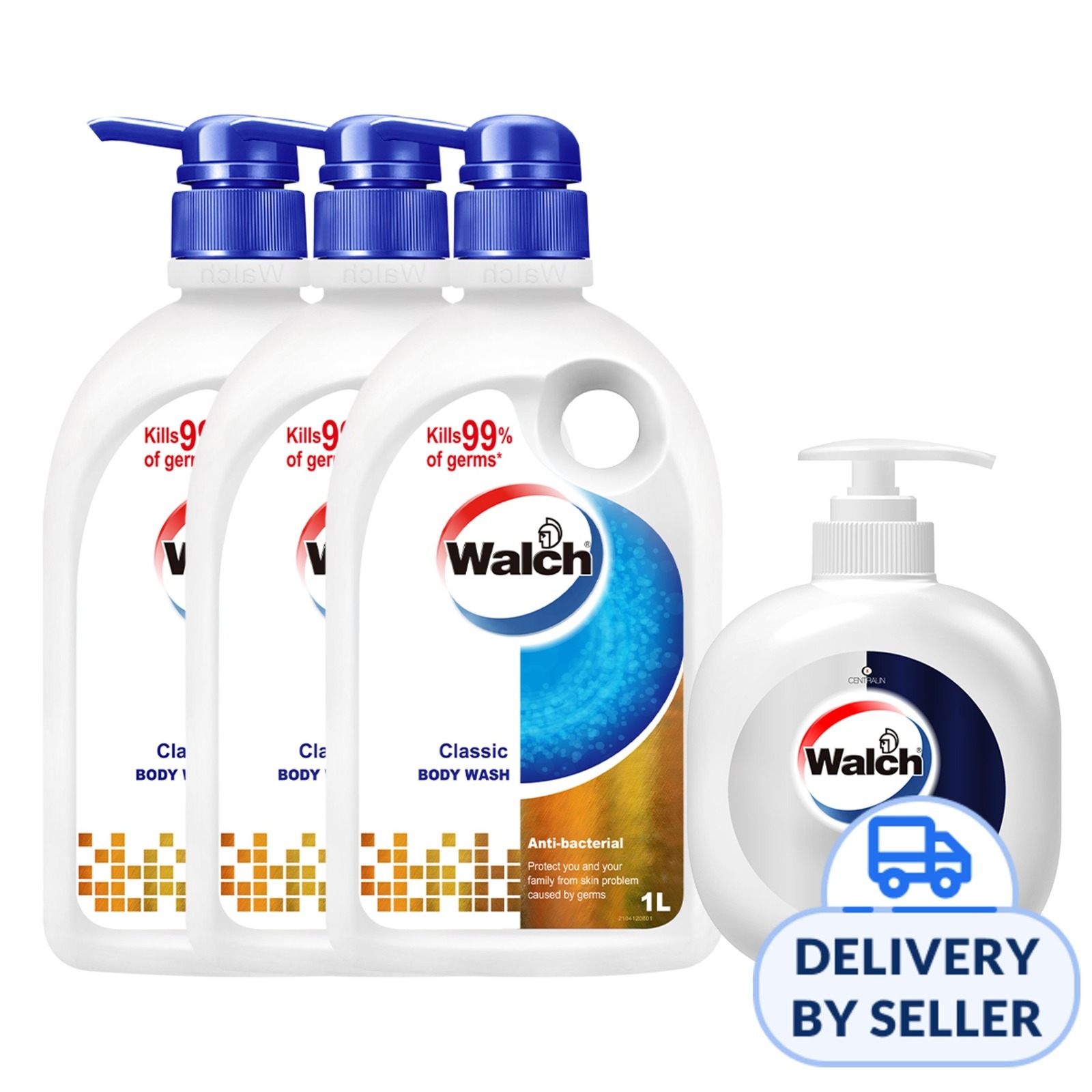 Walch Body Wash Bundle - Classic (FREE Handwash) | NTUC FairPrice