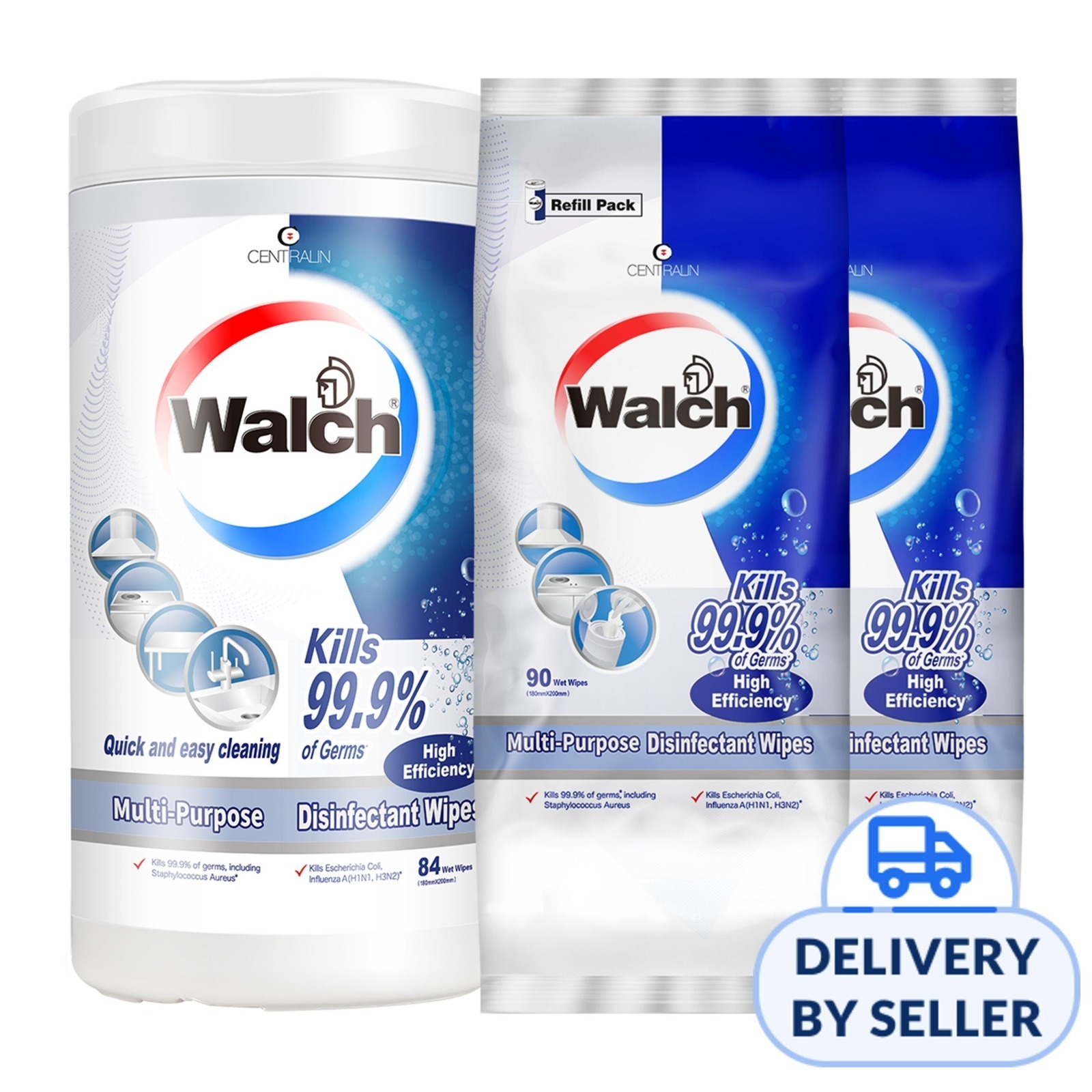 Walch Multi-purpose Wipes Bundle - High Efficiency | NTUC FairPrice